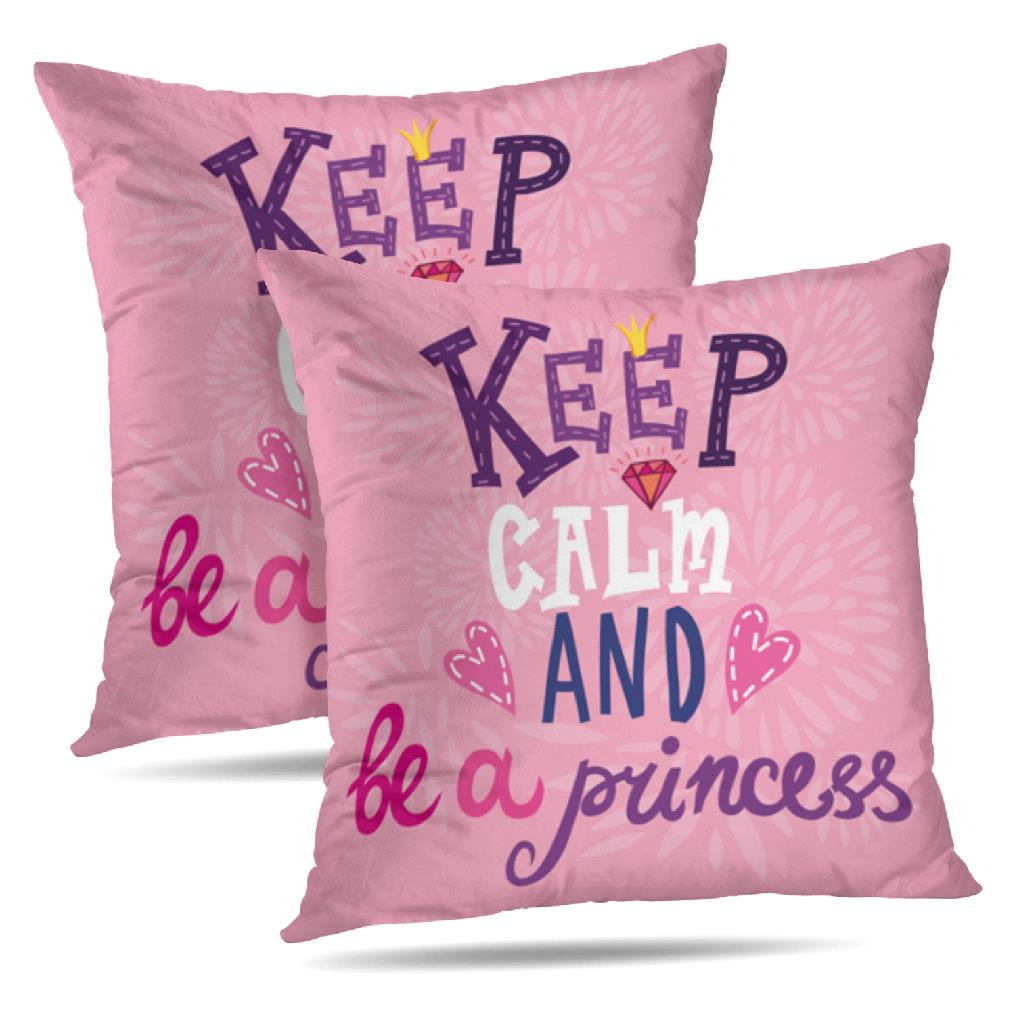 LALILO Throw Pillow Covers Keep And Princess Princess Calm Keep Cushion ...