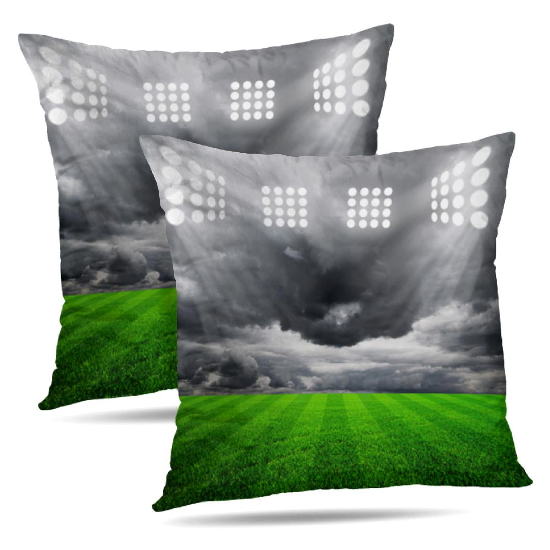 LALILO Throw Pillow Covers Light Stadium Football Field Stadium Cushion ...