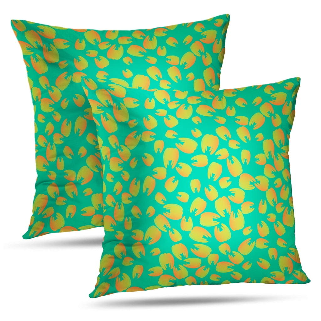 LALILO Throw Pillow Covers New With Tooth Accent Blue Bold Card Care ...