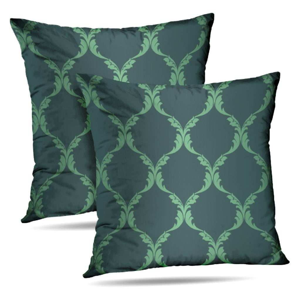 LALILO Throw Pillow Covers Retro Damask Retro Vintage Victorian Cushion ...