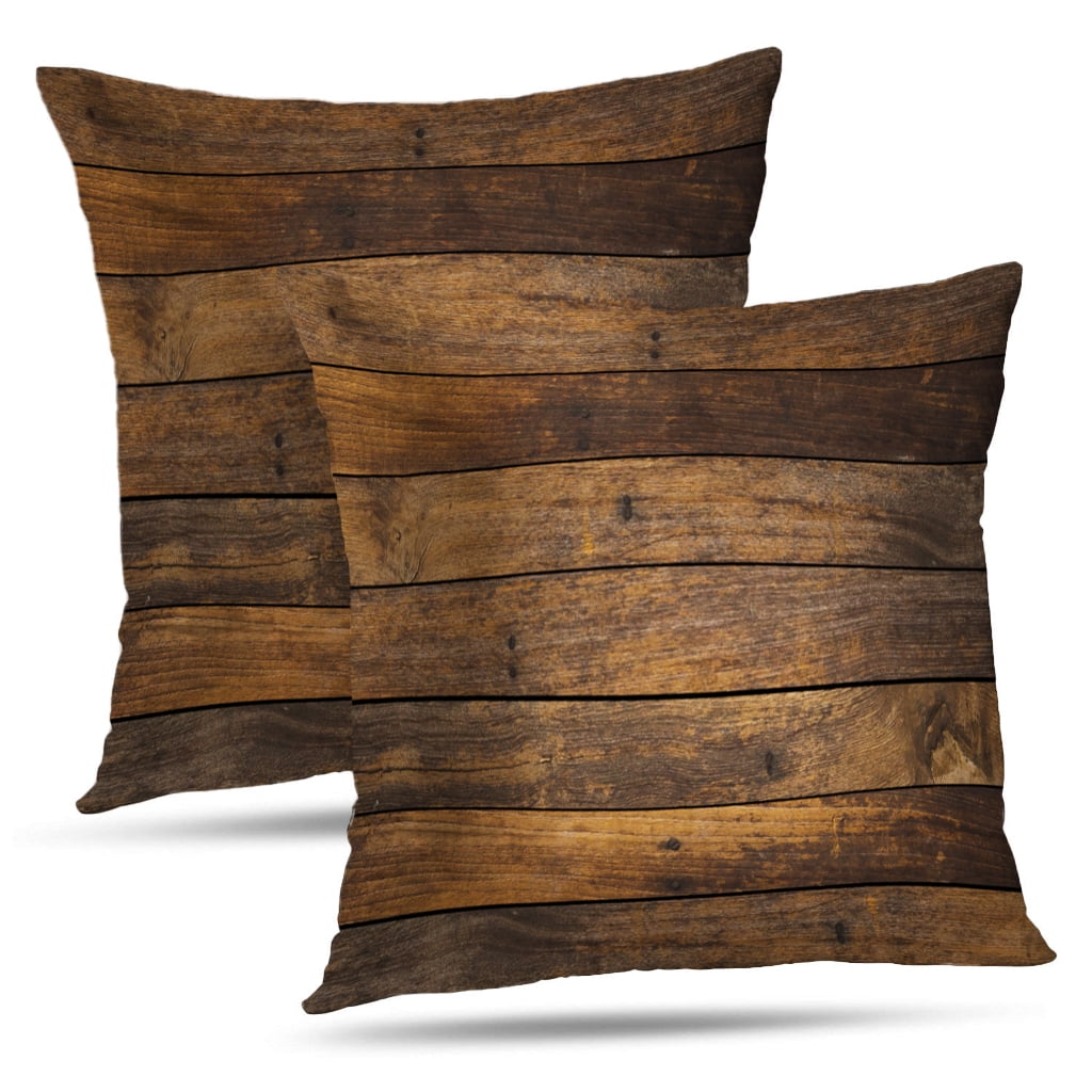 LALILO Throw Pillow Covers Vintage Wood Wooden Aged Architecture ...