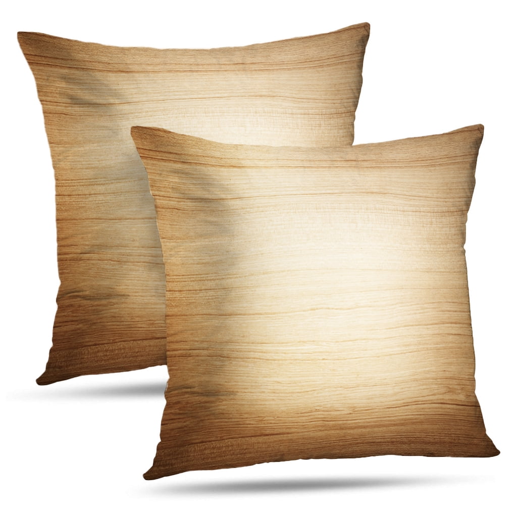 LALILO Throw Pillow Covers Wooden Wooden Old Brown Desk Backdrop Board ...