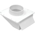 Lambro, Under-Eave Vent, 143W, 4 inch plastic damper - Walmart.com