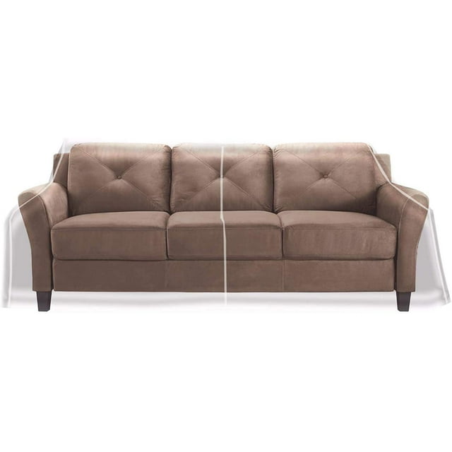 LAMINET Heavy-Duty Clear Vinyl Couch Cover - Dust and Spill Proof ...