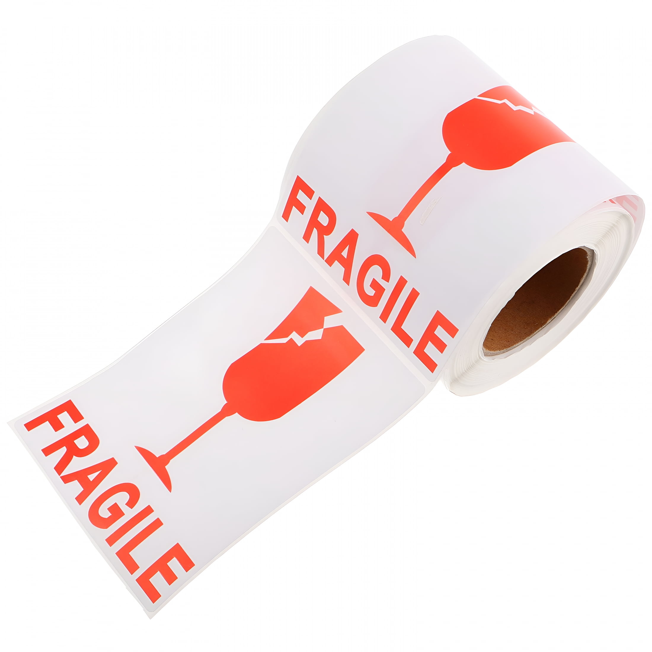 LAMIRO 1 Roll Fragile Stickers Glass Fragile Warning Stickers Adhesive ...