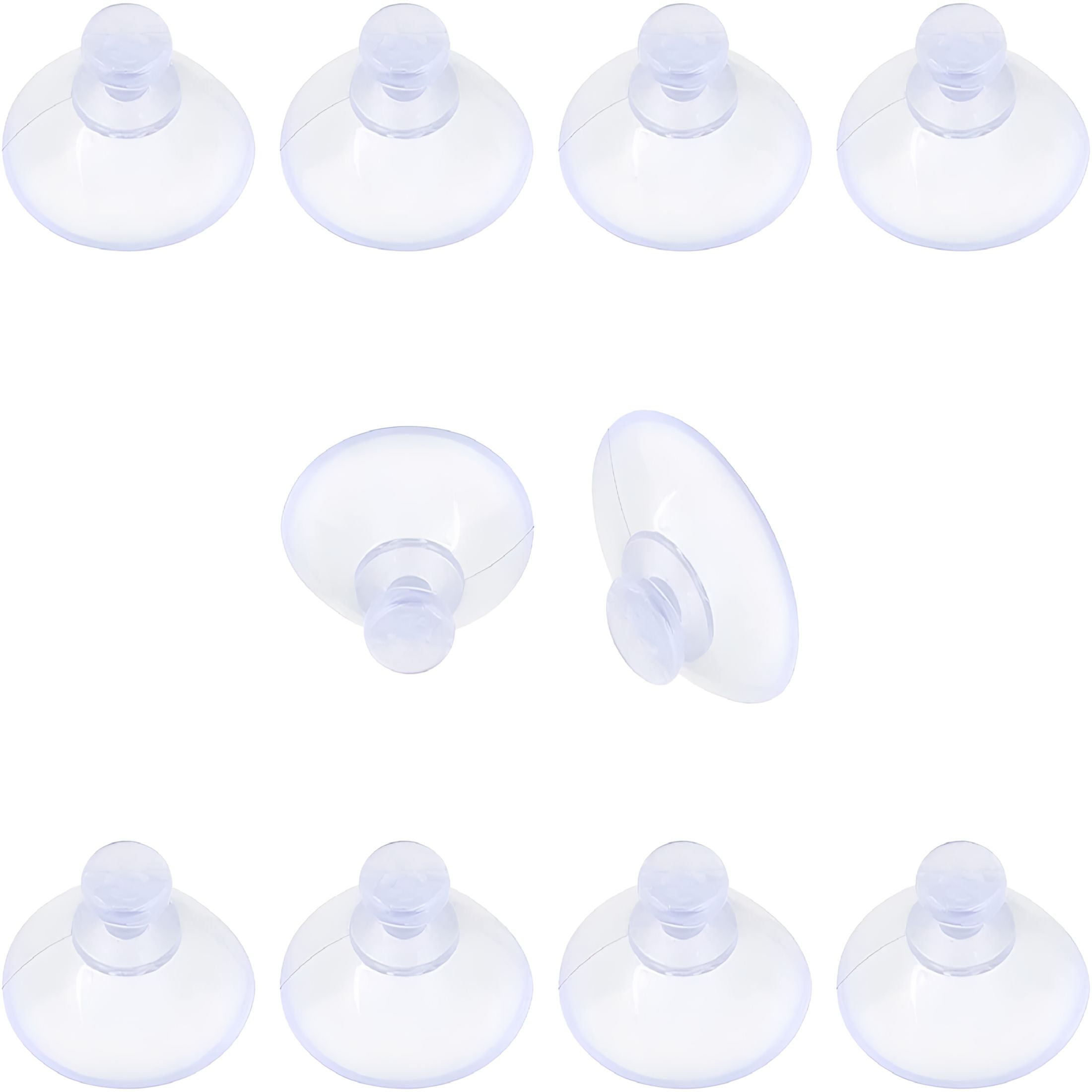 LAMIRO 10 Pack Glass Table Suction Cups 20mm Rubber Suction Cup Hangers ...