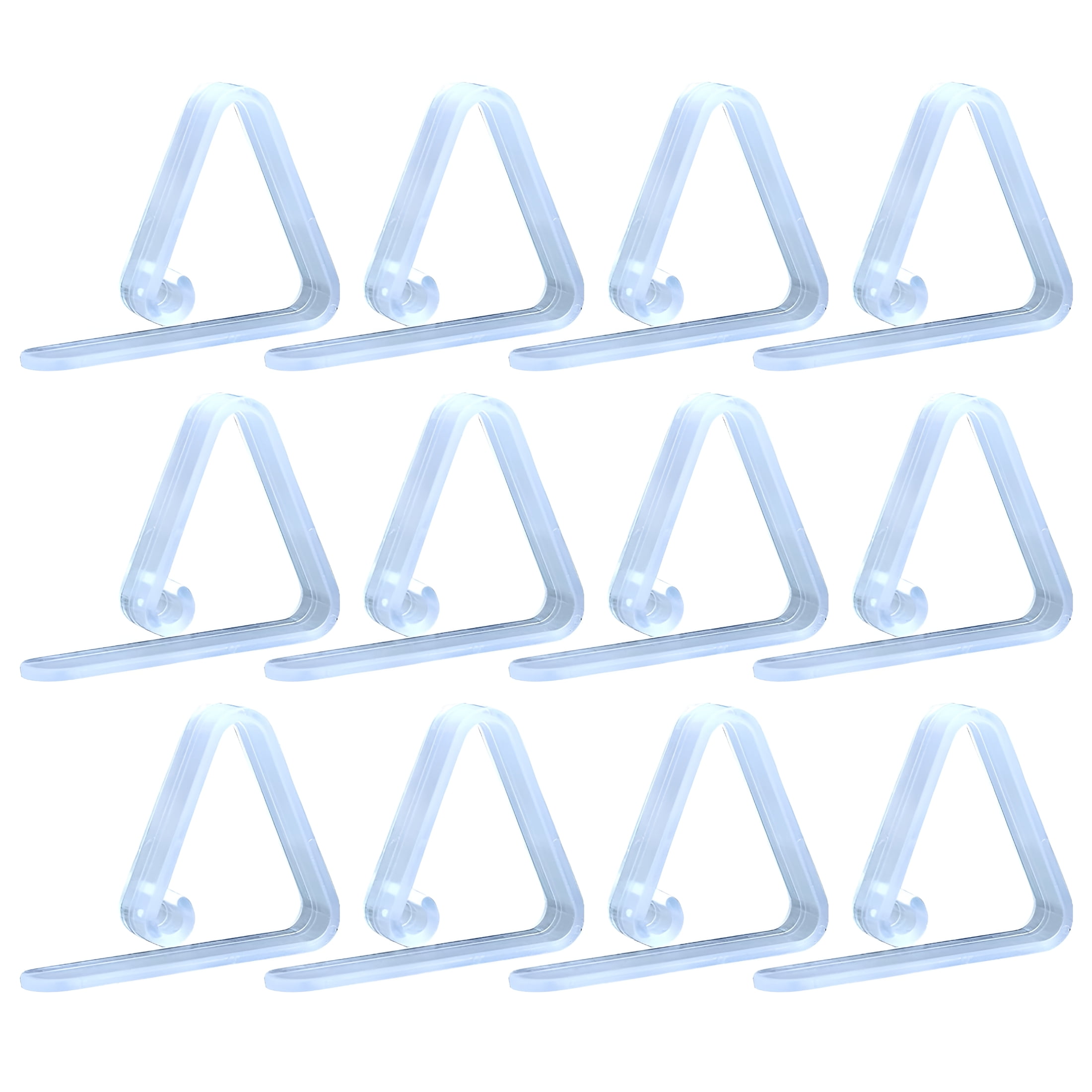 LAMIRO 12 Transparent Clear Tablecloth Clips Plastic Table Cloth Clips ...