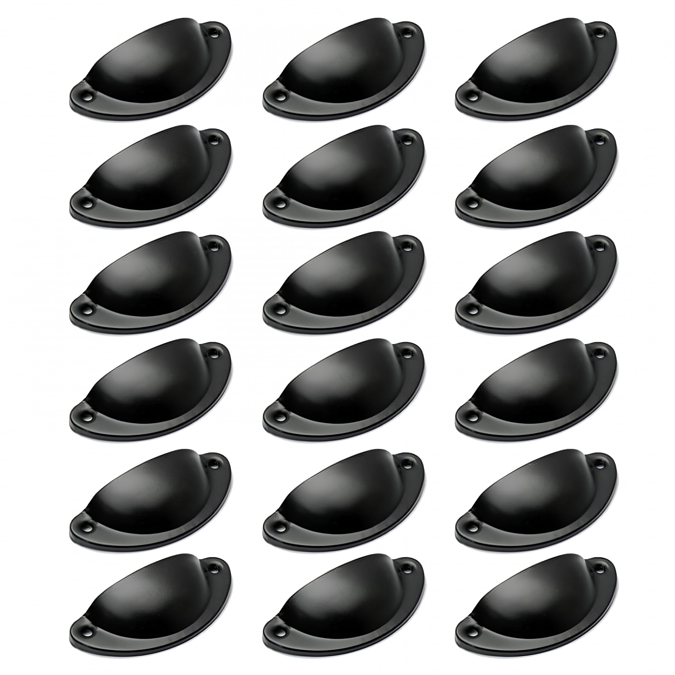 LAMIRO 12x Kitchen Cupboard Cabinet Cup Drawer Furniture Shell Pull ...