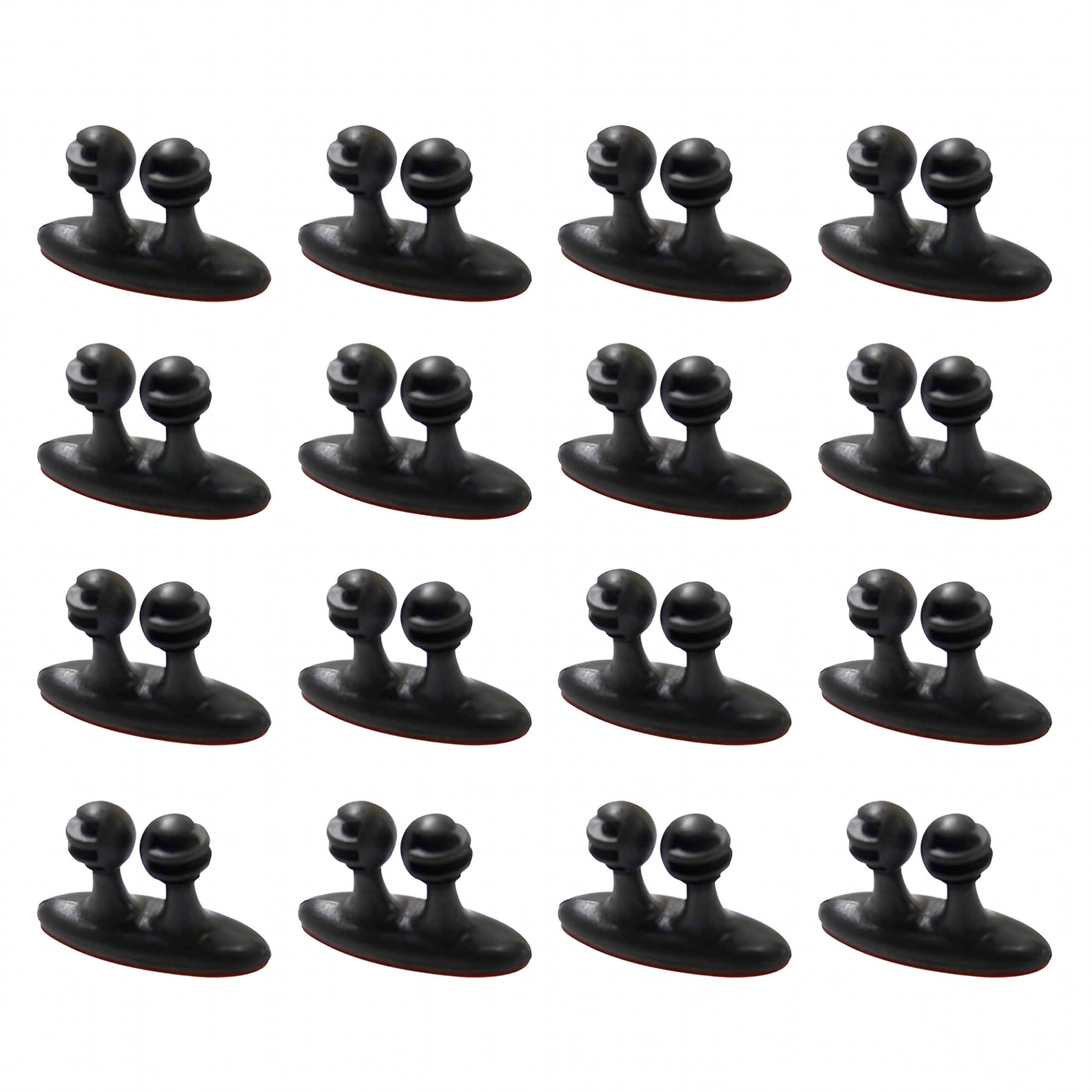 LAMIRO 16pcs Self-adhesive Cable Clips Multipurpose Mini Wire Clip ...