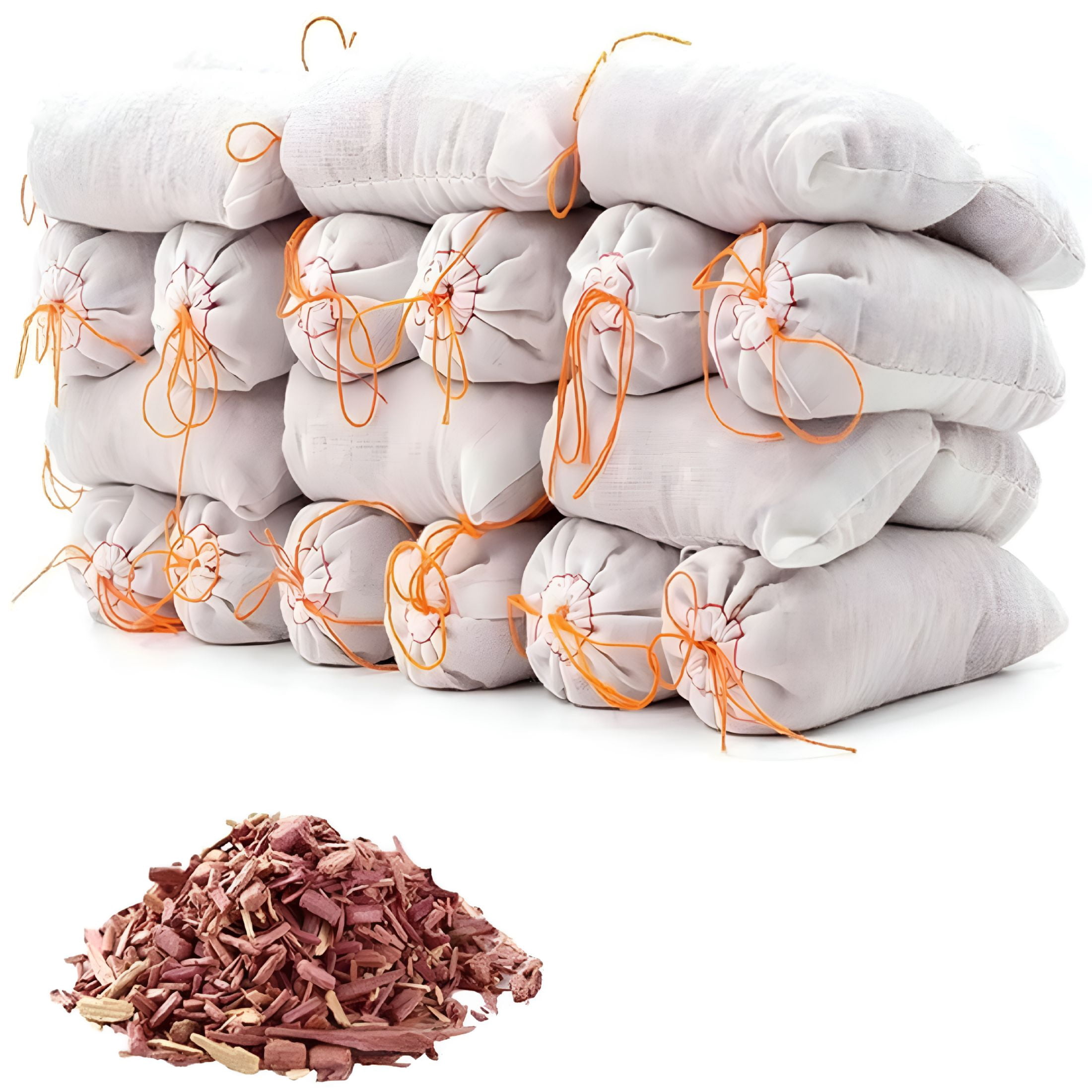 LAMIRO 18 Pack Cedar Sachets Bags - Natural Cedar Chips for Closets and ...