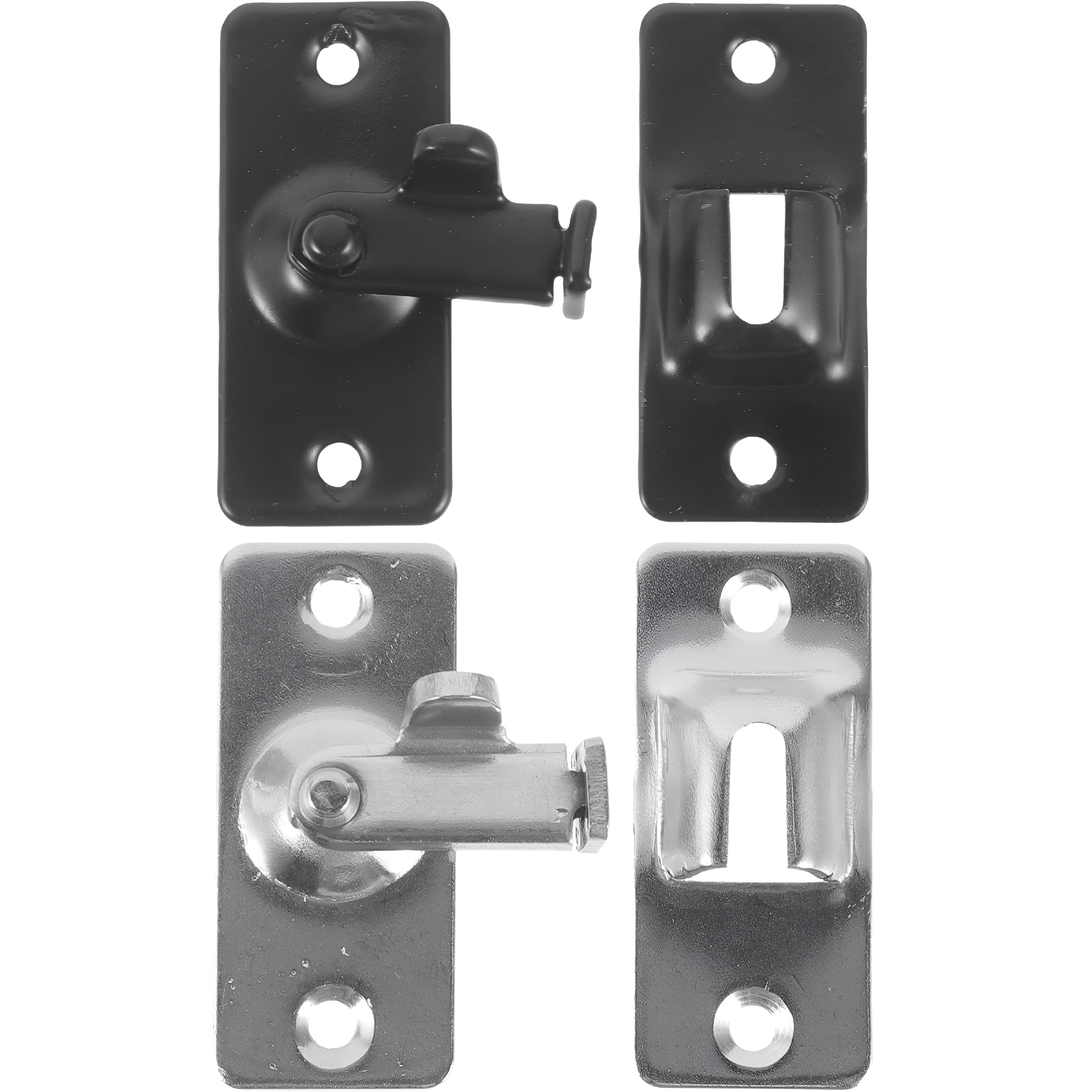 LAMIRO 2 Pcs Door Locks Heavy Duty Latch for Chain 90 Degree Barn and ...