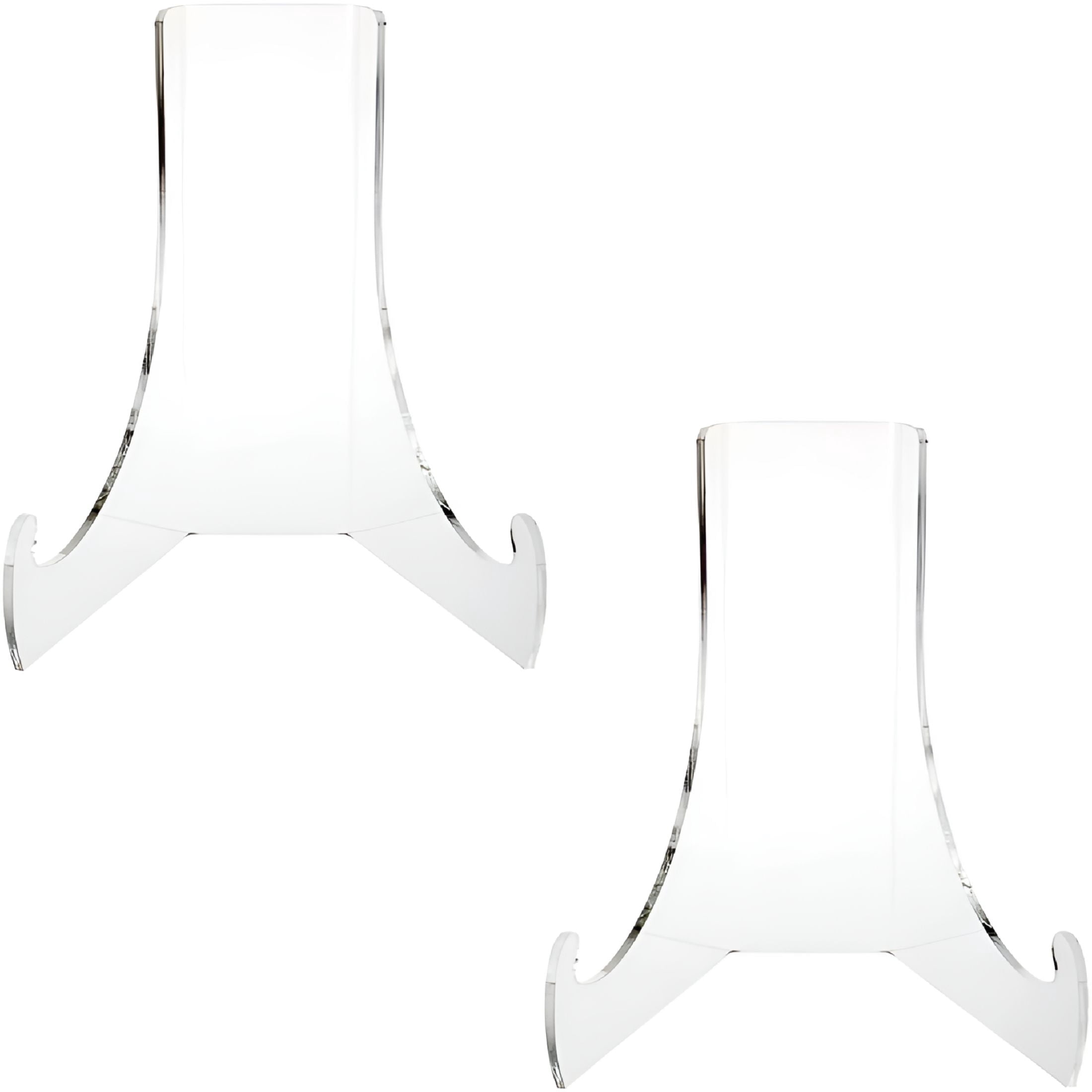 LAMIRO 2 Pieces Acrylic Plate Stand 60-Degree Angle Easel Book Stand ...
