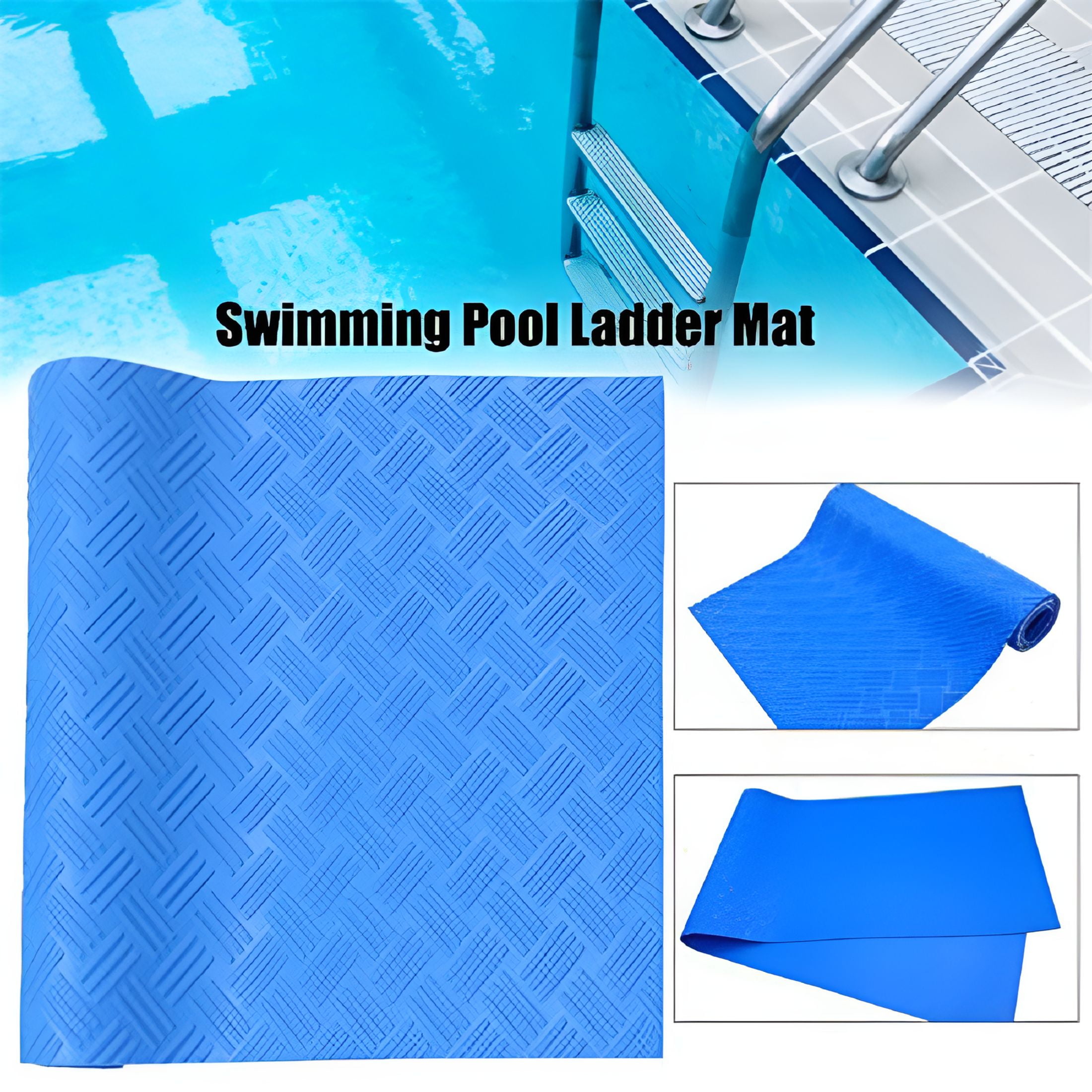 LAMIRO 2 Rolls Swimming Pool Ladder Mat,Protective Pool Ladder Pad ...