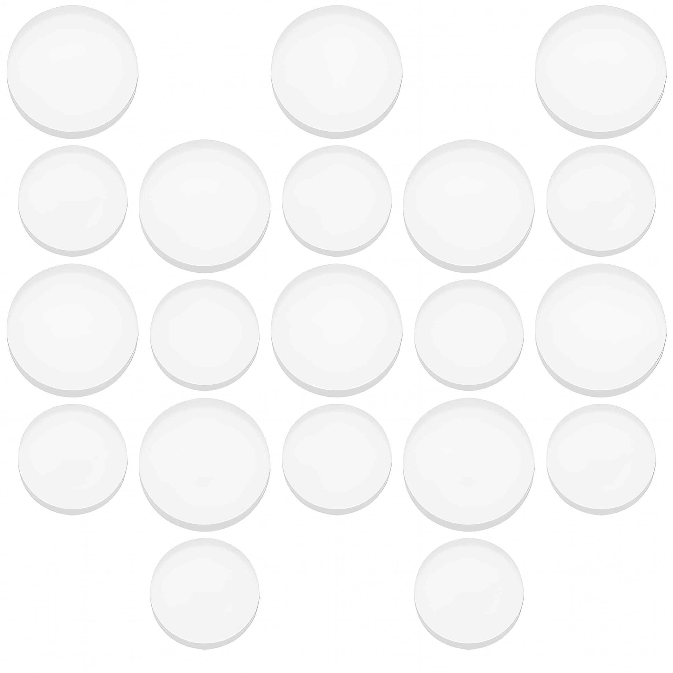 LAMIRO 20 Pcs Glass Non-Slip Gel Pad Table Bumpers Antislip Furniture ...