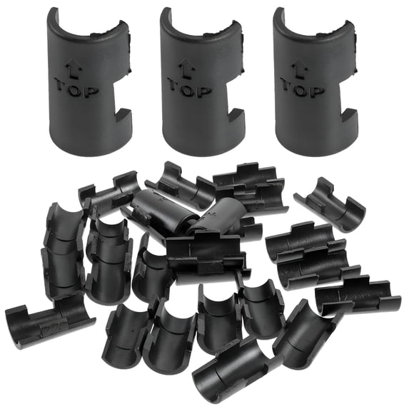 LAMIRO 24pcs Wire Shelf Clip Replacement Shelving Fixing Clip Wire ...