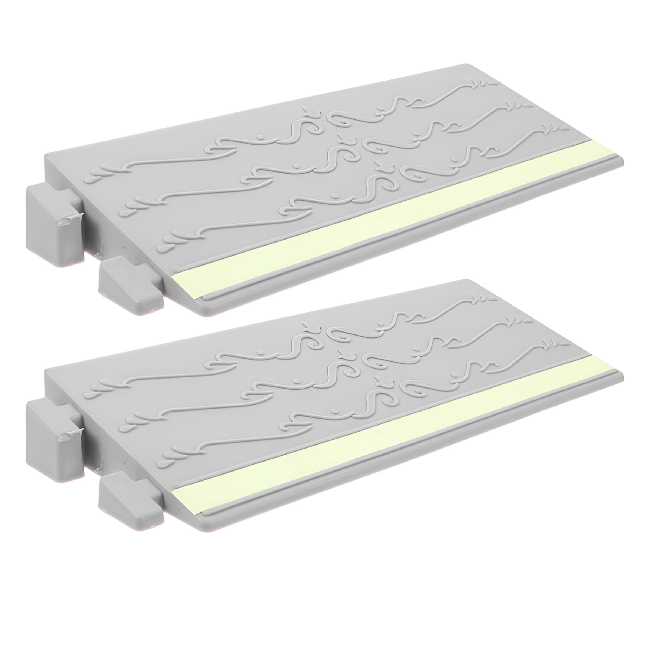 LAMIRO 2Pcs Door Threshold Ramp Wheelchair Ramp Entry Ramp with ...