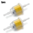 LAMIRO 2pcs Universal Lawn Mower Nylon Transparent Inline Fuel Filter ...