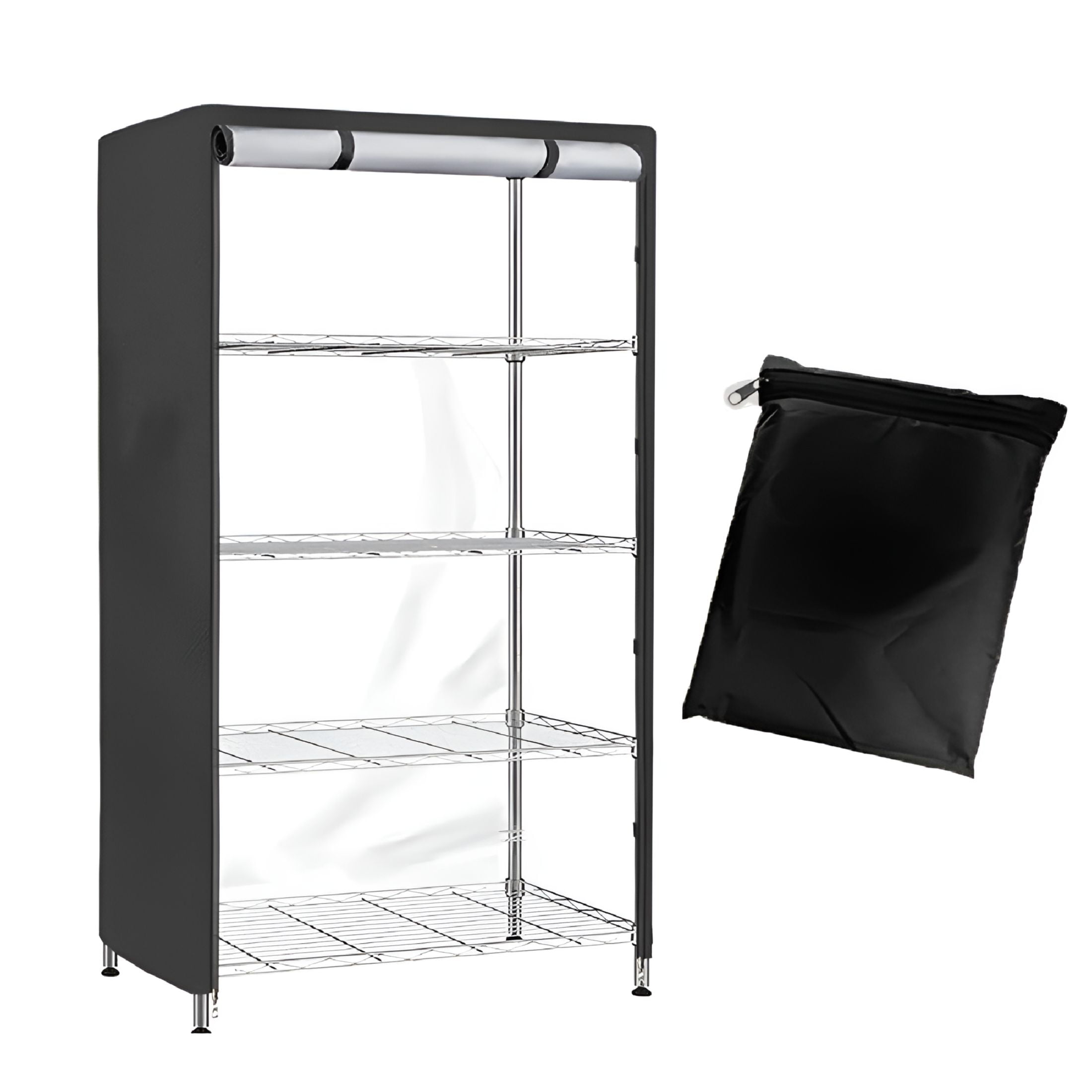 LAMIRO 4PCS Storage Shelving Unit Cover Wire Rack Cover for Shelf Wire ...
