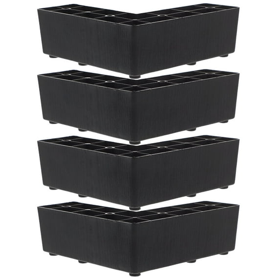 LAMIRO 4pcs Furniture Risers Sofa Feet Risers Bed Raisers Legs L-shaped ...