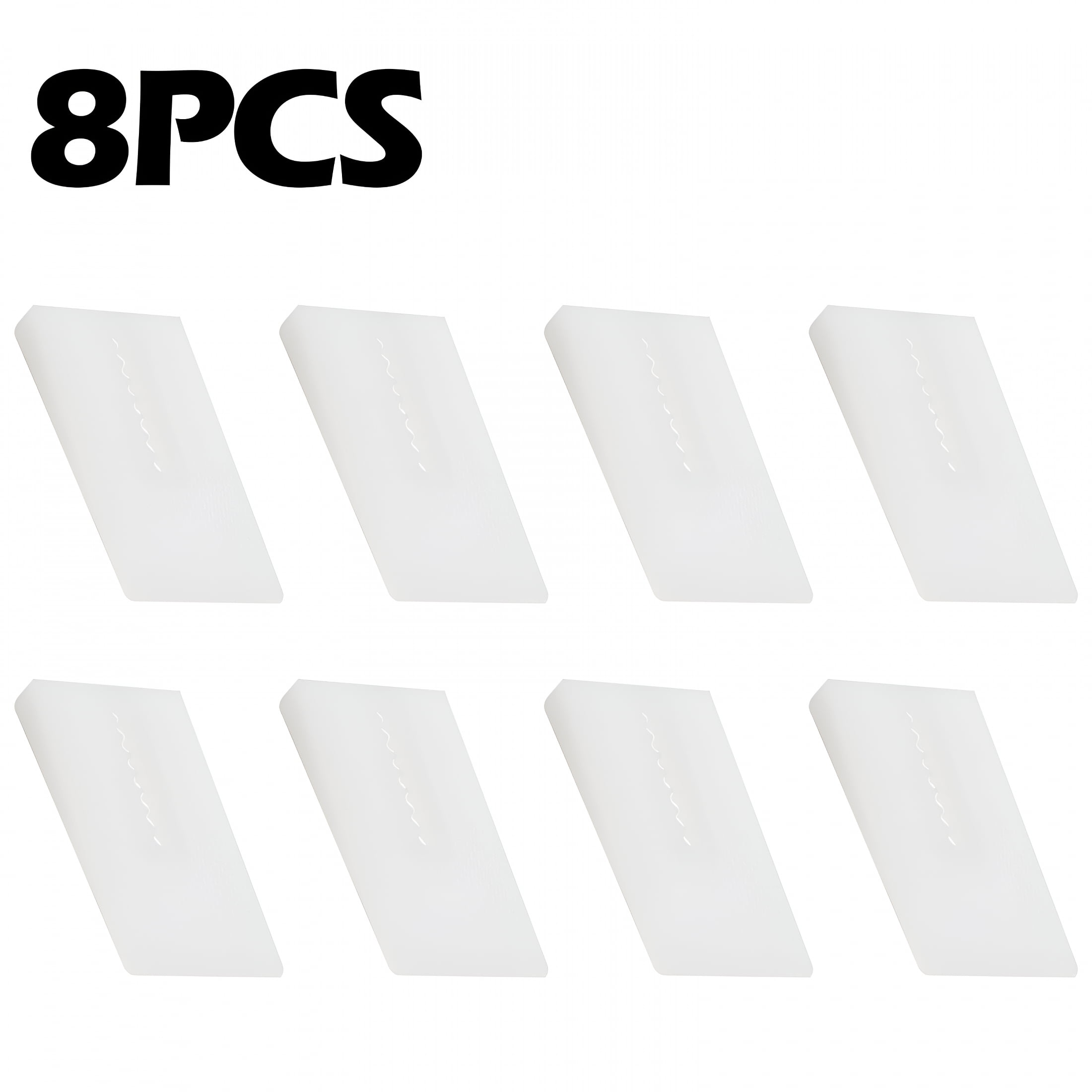 LAMIRO 8pc White Toilet Leveling Shims Multi-Purpose Design for ...