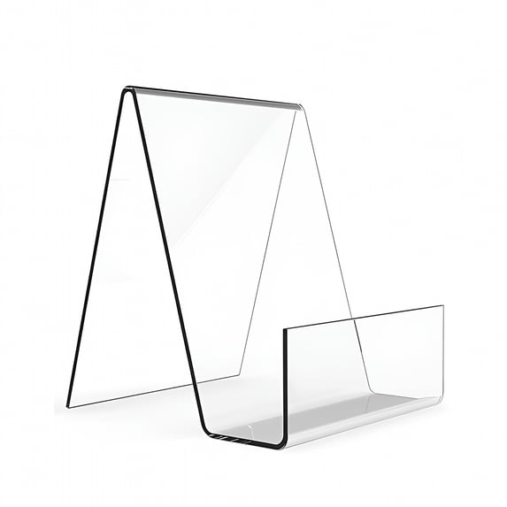 LAMIRO Acrylic Book Stand Display Holder Transparent Book Display Easel ...