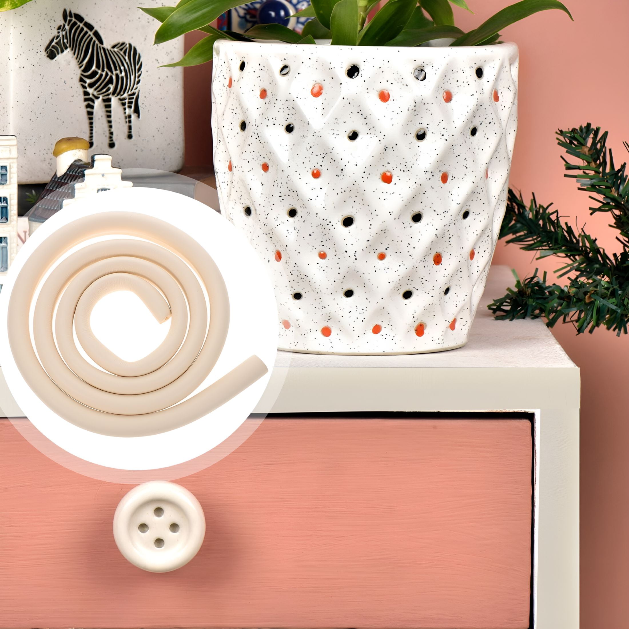 LAMIRO Baby Corner Protector Guard Baby Safety Crib Bumper Pad 2 Meters ...