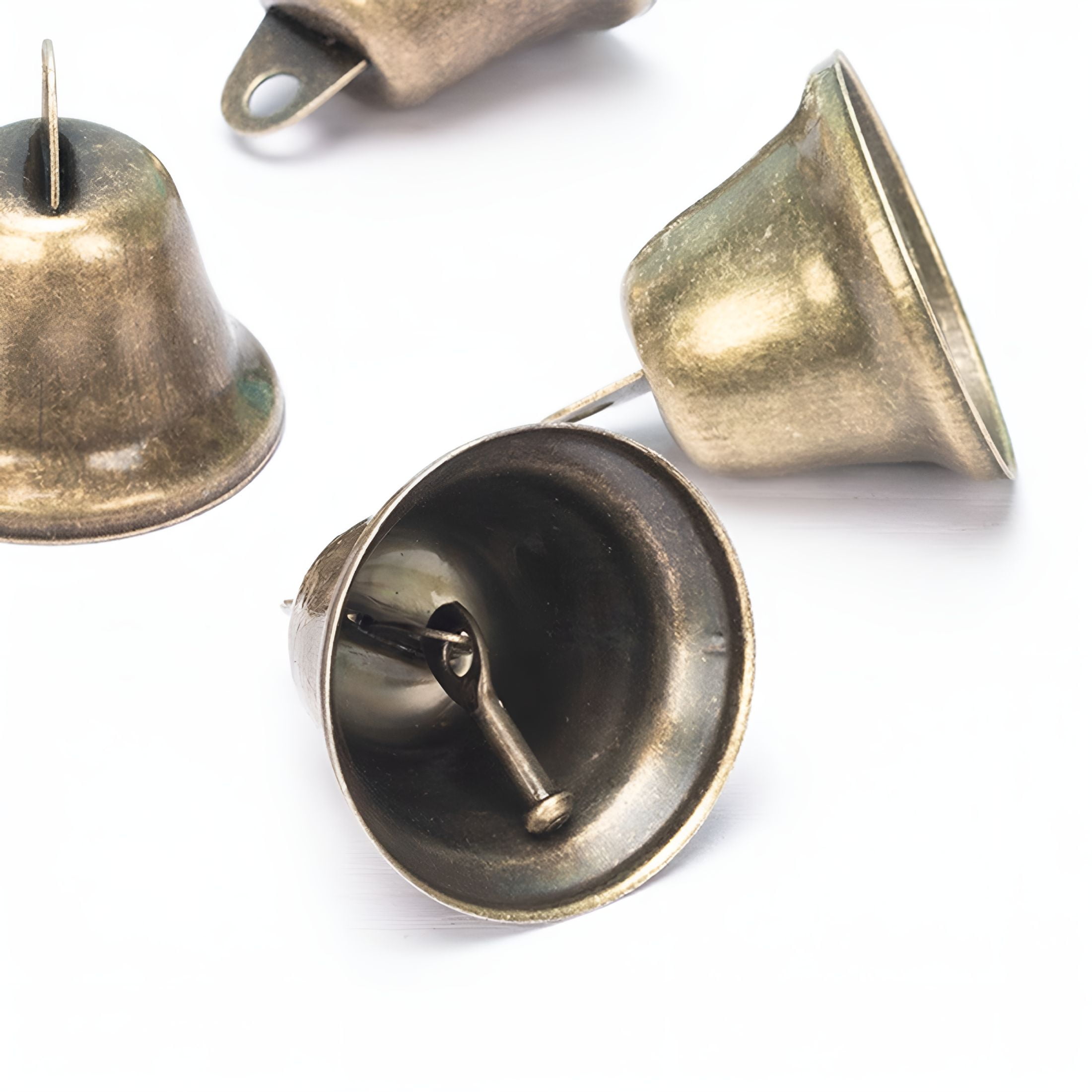 LAMIRO Bells Bell Jingle Crafts Brass Vintage Antique Gold Hanging ...