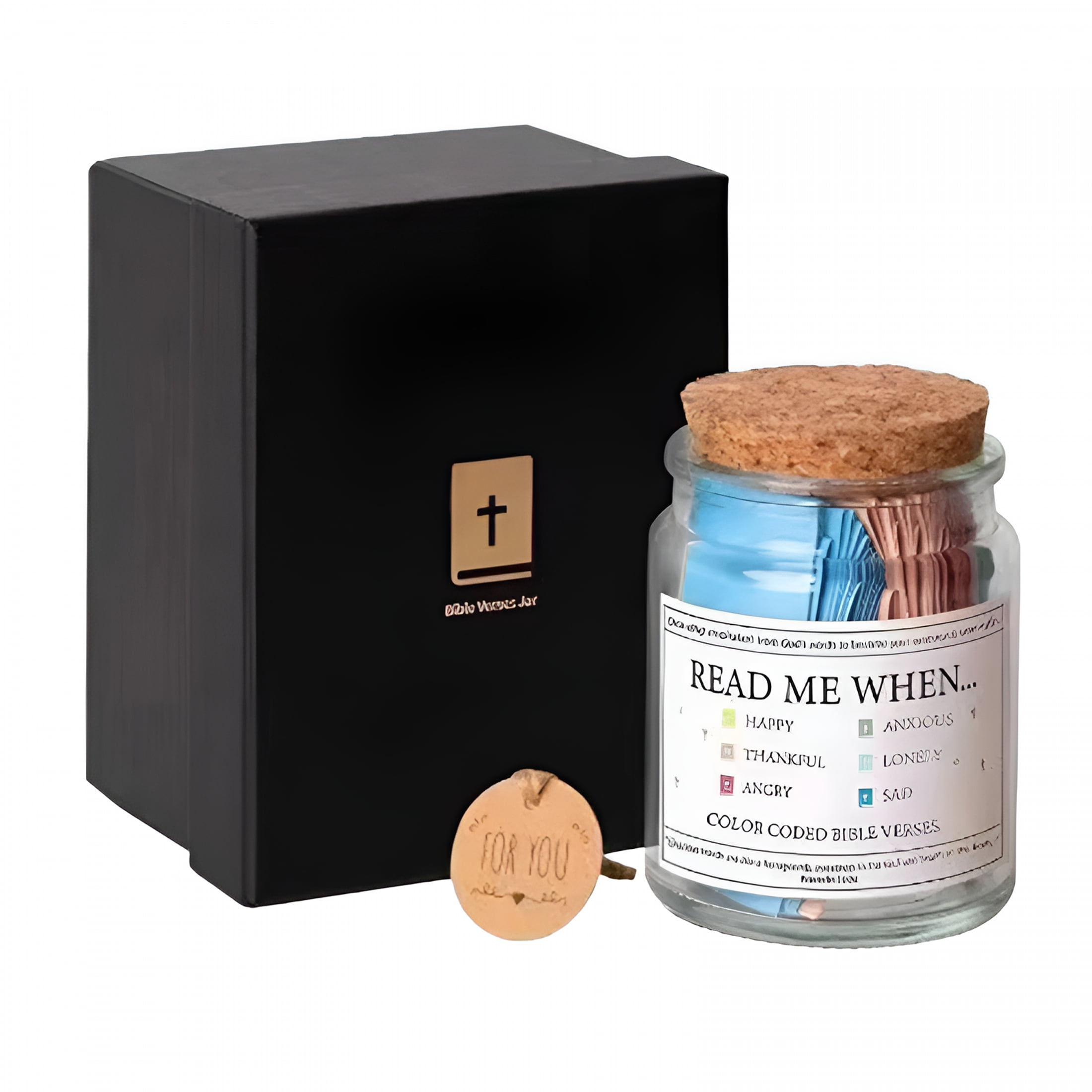 LAMIRO Bible Verse Jar, the Hope Jar Bible Verses, Read Me When Bible ...