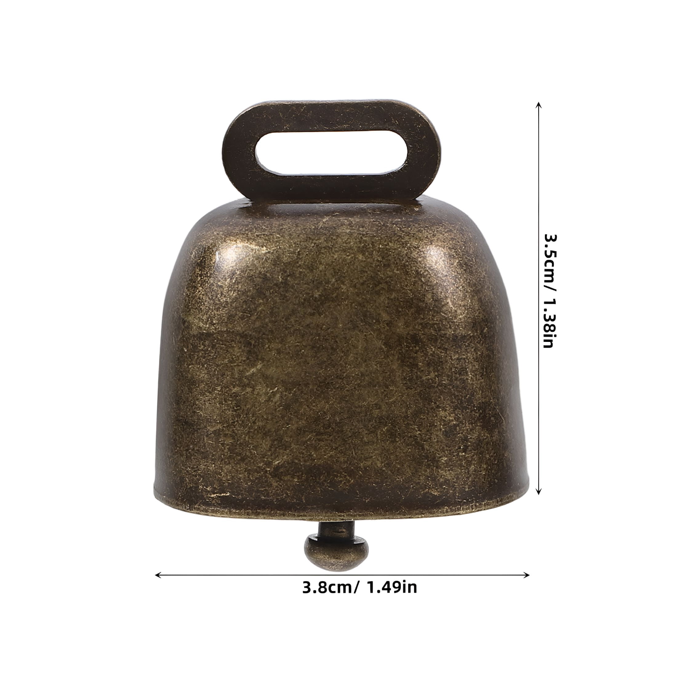 LAMIRO Cowbells Noisemaker 2Pcs Cow Horse Sheep Grazing Copper Bells ...