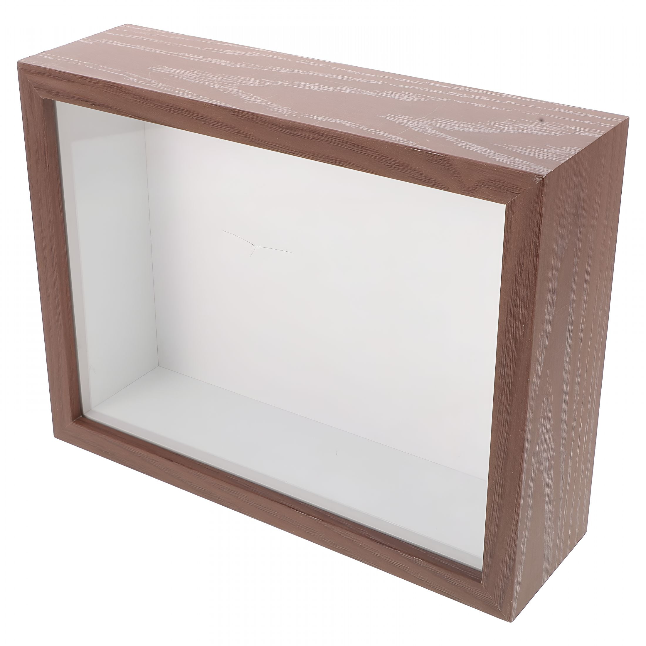 LAMIRO Deep Shadow Box Frame Acrylic Display Case for Specimen Wooden ...