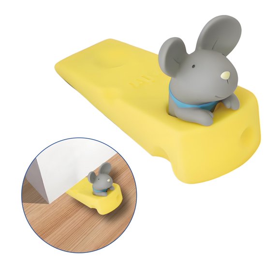 LAMIRO Door Stoppers for Bottom of Door,Removable Design Rubber Door ...