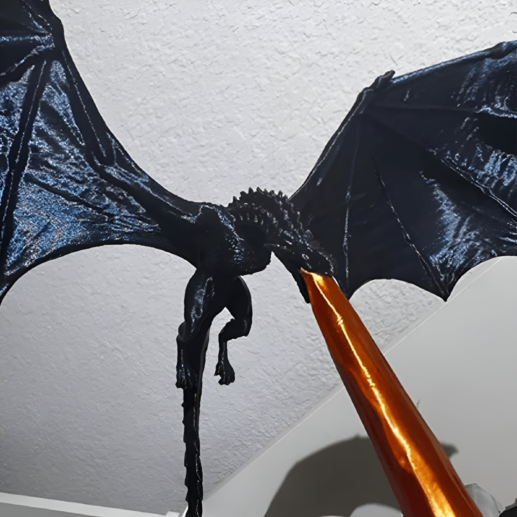 LAMIRO Dragon Flame Book Dragon Book Dragon Bookend 3D Flying Dragon ...
