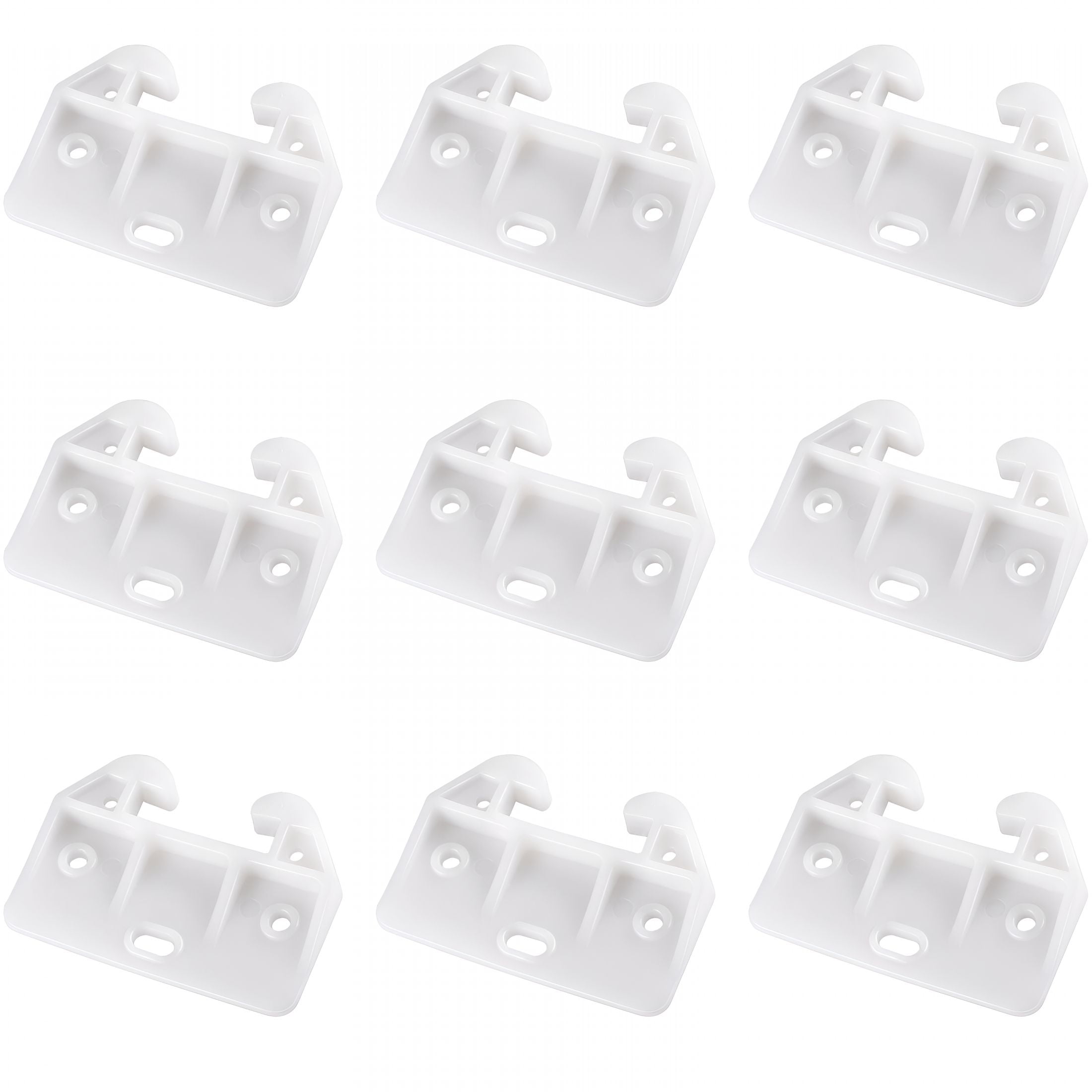 LAMIRO Drawer Guides Guide Track Plastic Dresser Rail Roller Rear ...
