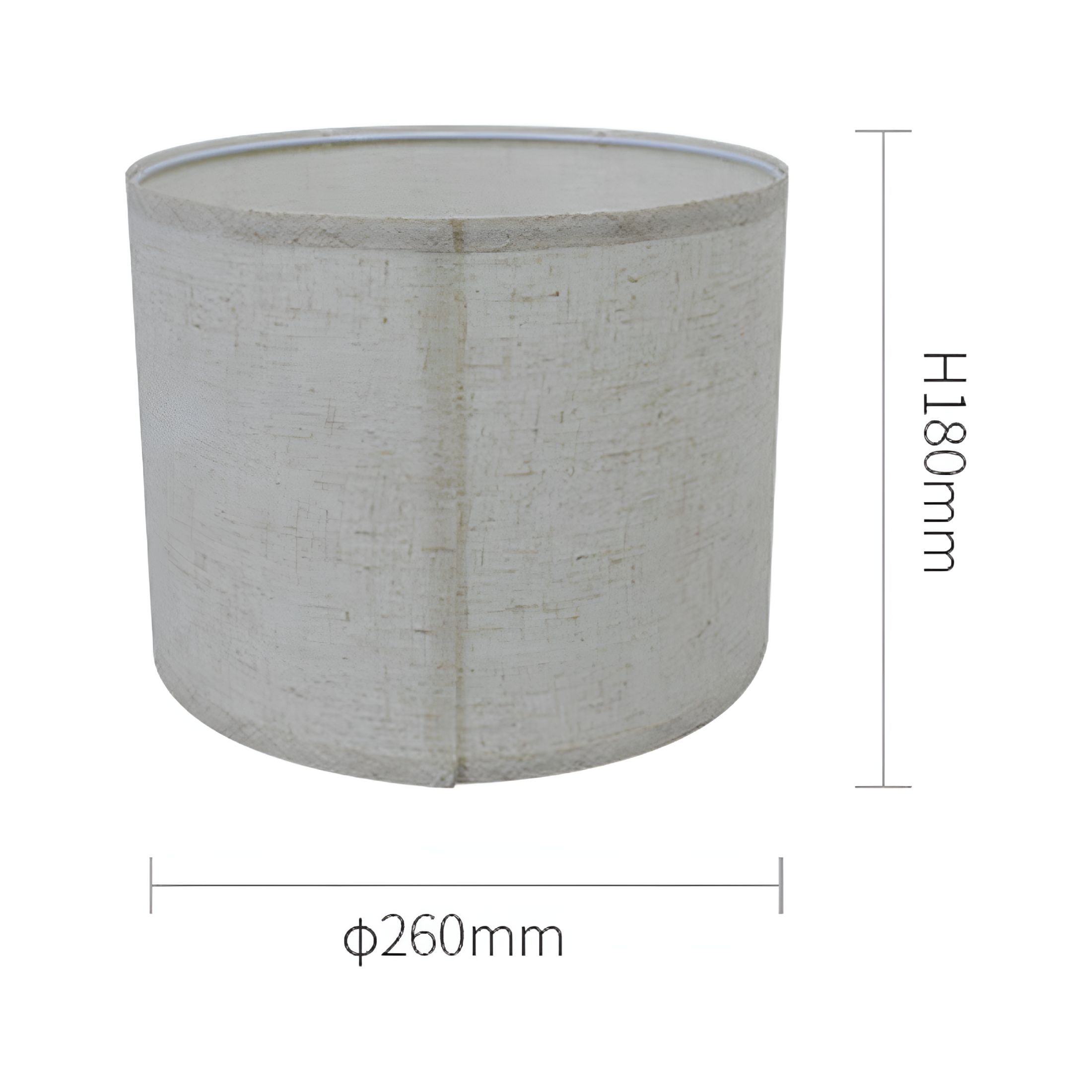 LAMIRO Drum Lamp Shade,Cloth Natural Linen,Classic Durable Hand Craft ...