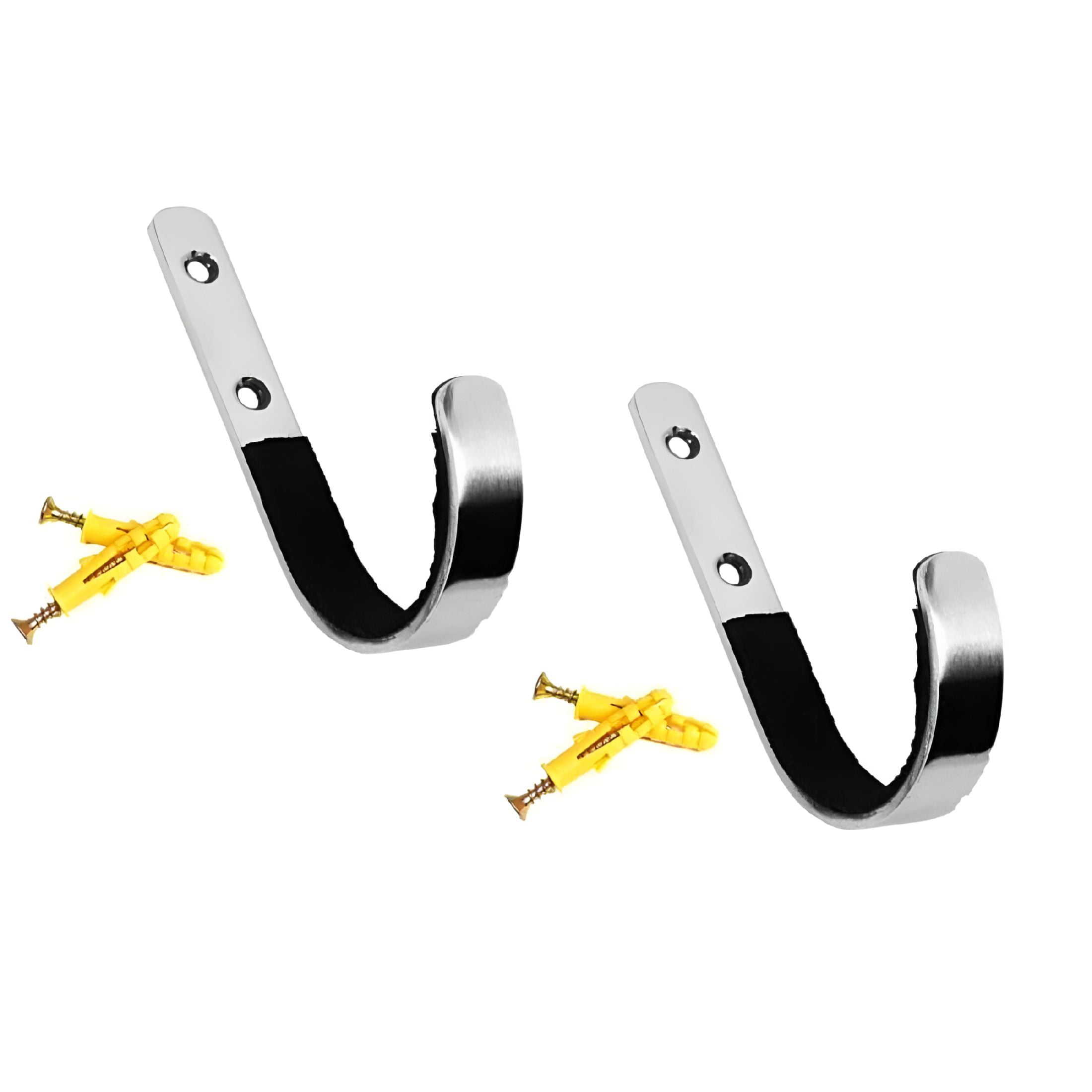 LAMIRO Felt Lined Wall Mount Storage Gun Rack Shotgun Hooks Rifle ...