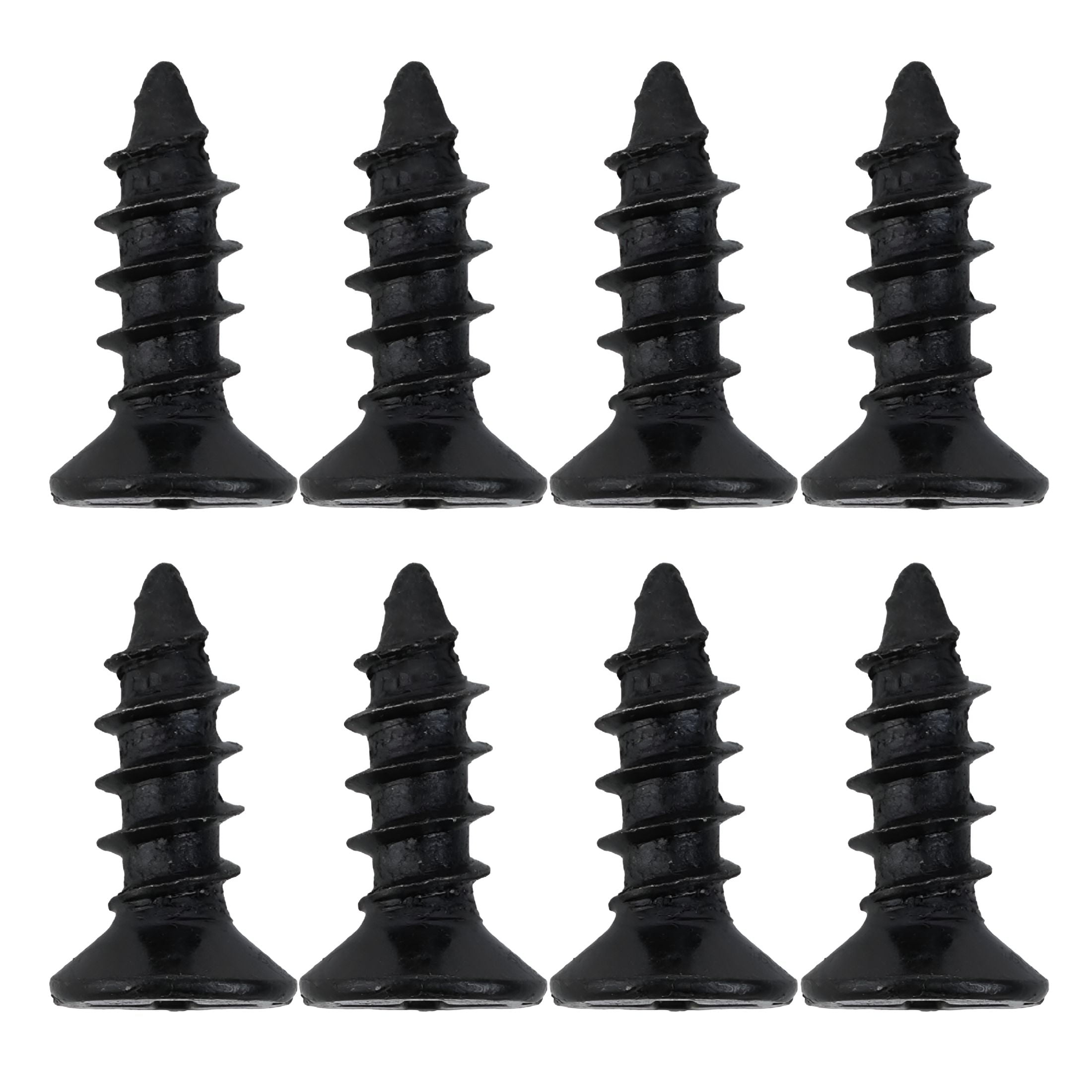 LAMIRO Fence Post Cap with Pre-Drilled Holes Black Plastic Pyramid for ...