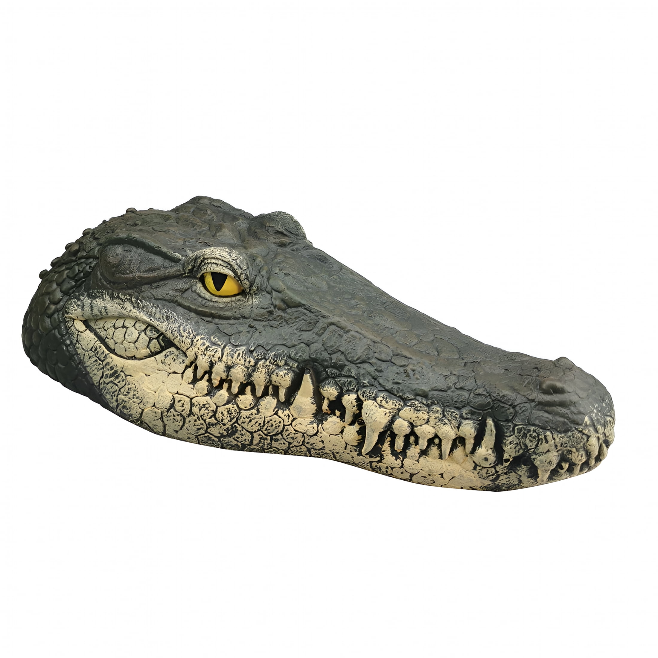 LAMIRO Floating Alligator Head Decoy,Outdoor Pools Float Fake Gator ...