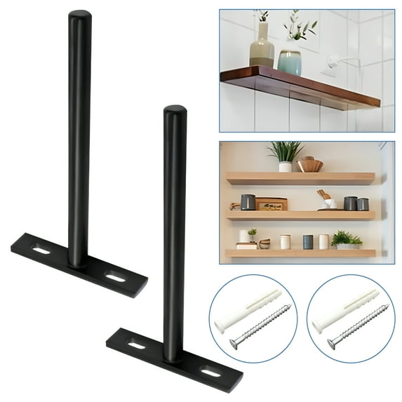 LAMIRO Floating Shelf Bracket,Heavy Duty Blind Shelf Supports for ...