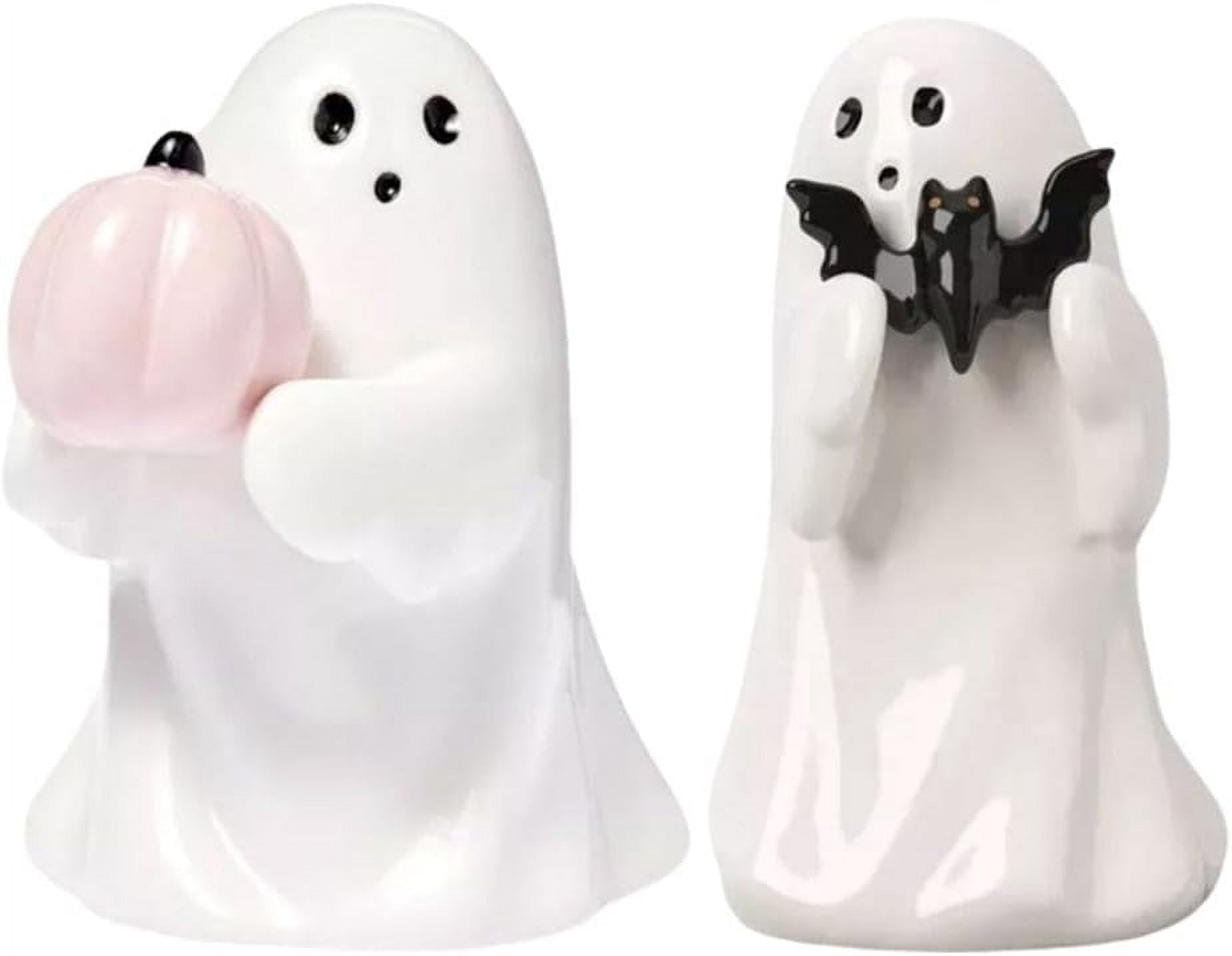 LAMIRO Ghost Hold Pumpkin Figurines,Halloween Ghost Decorations ...