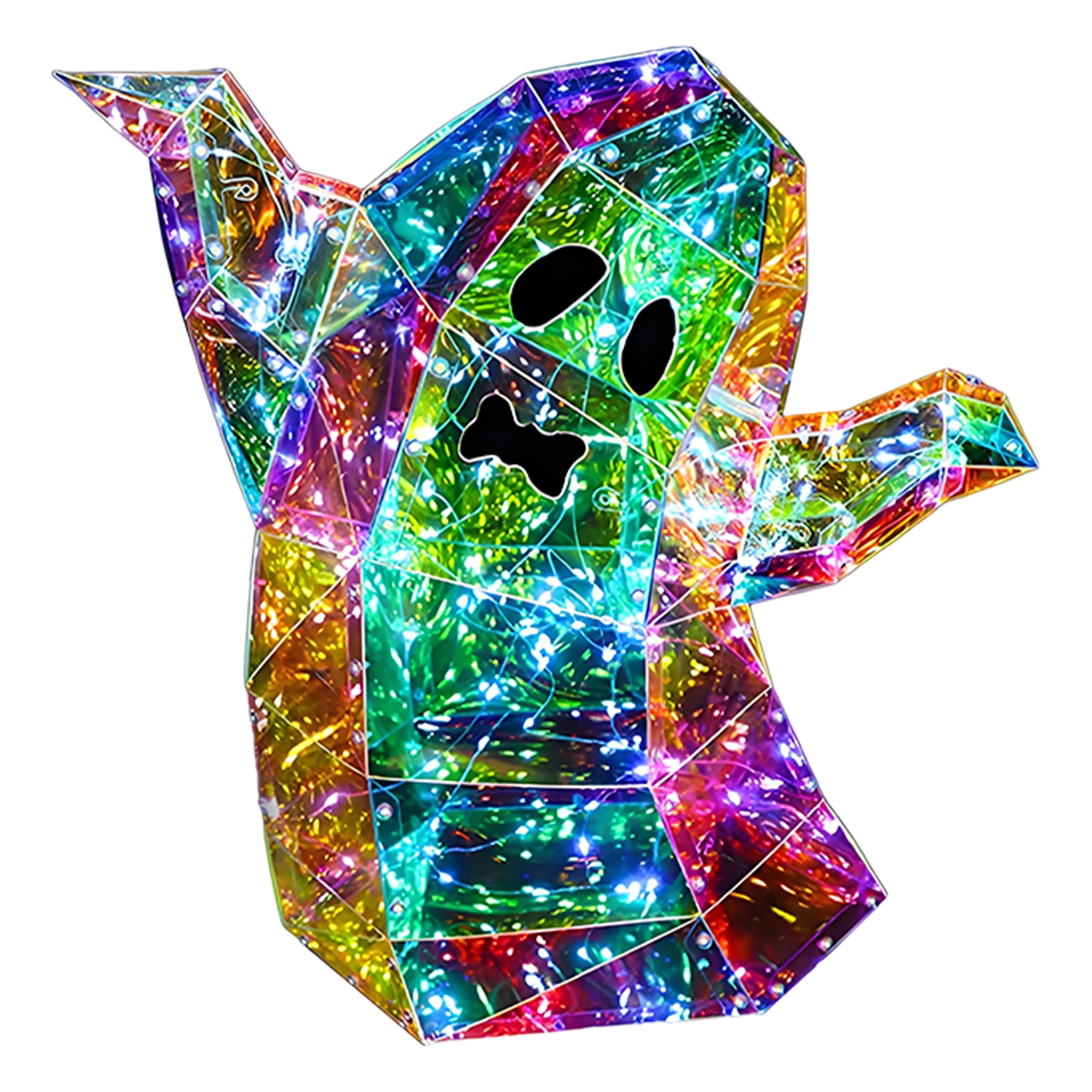 LAMIRO Ghosts Halloween Decorations Indoor,Iridescent Ghost Fall ...