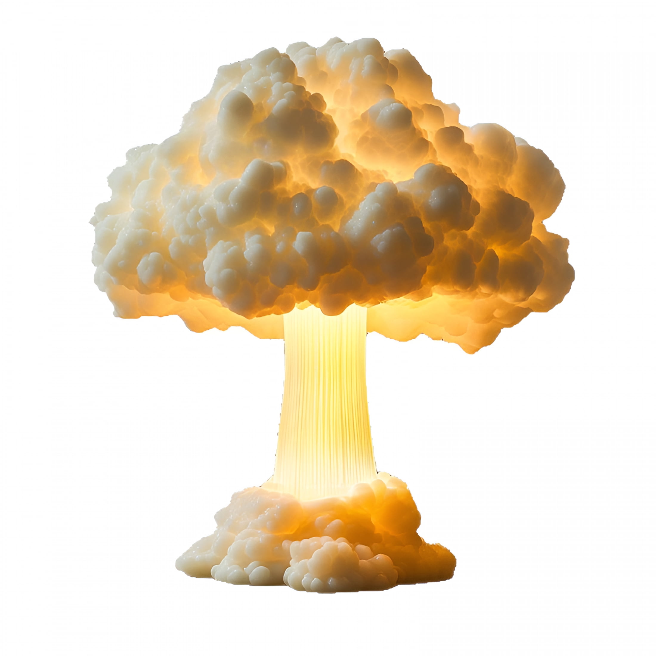 LAMIRO Mushroom Cloud Table Lamp, 3D Mushroom Cloud Nuclear Blast Lamp ...