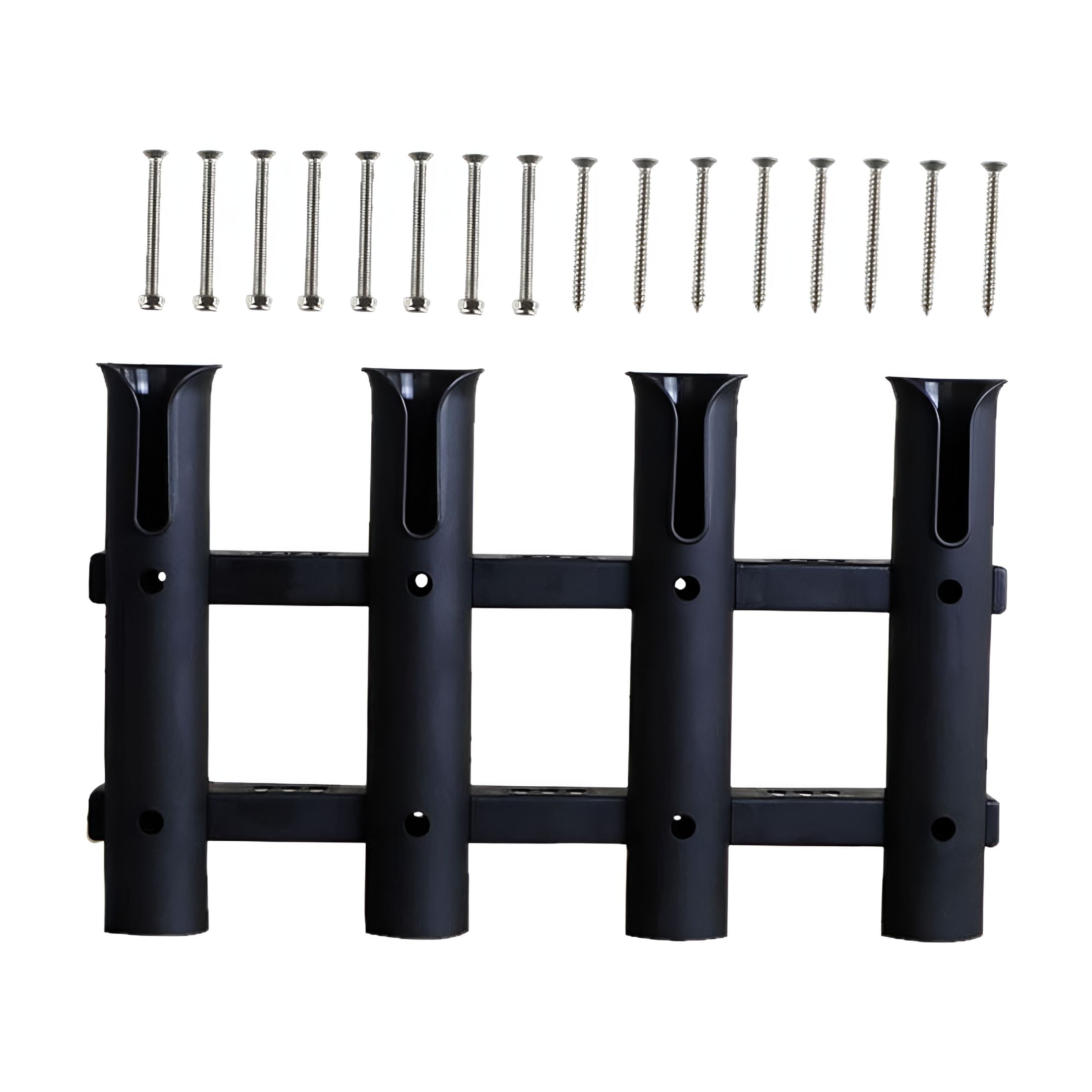 LAMIRO Nylon Fishing Rod Holder 4 Pole Bracket for Boat Yacht Garage ...