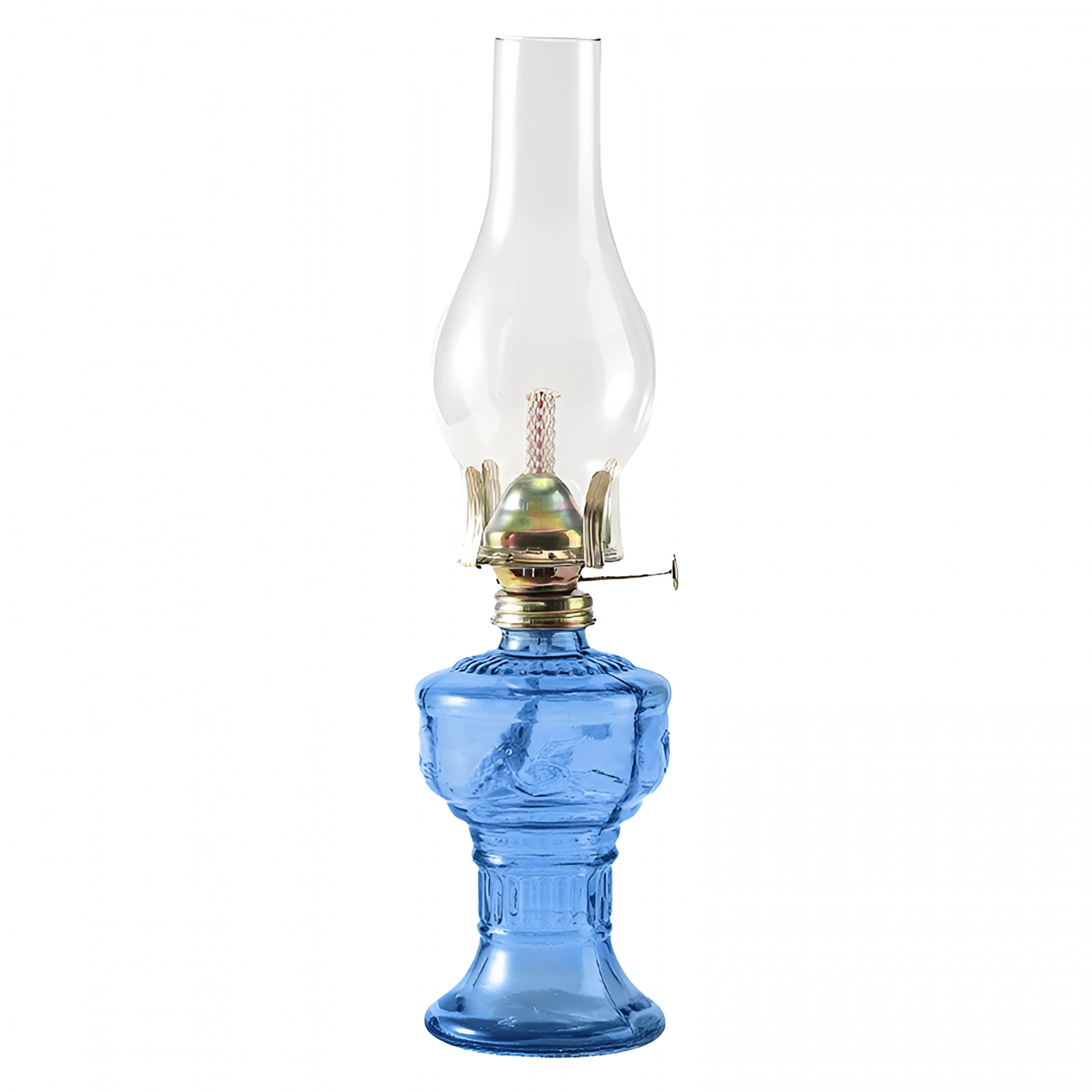 LAMIRO Oil Lamps for Indoor Use Vintage Kerosene Lamp Clear Hurricane ...