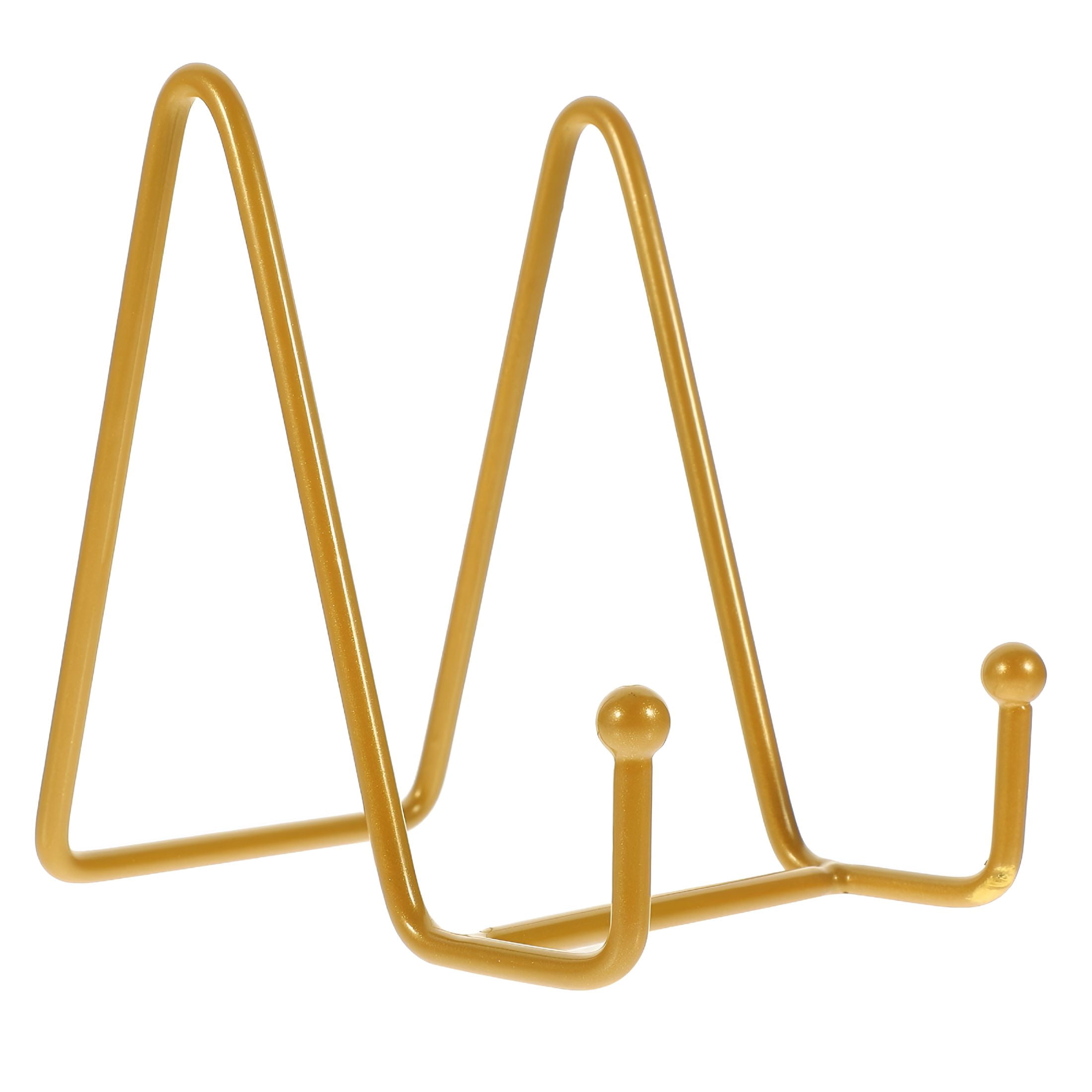 LAMIRO Photo Frame Stand Easel Metal Plate Holder Small Display Stand ...
