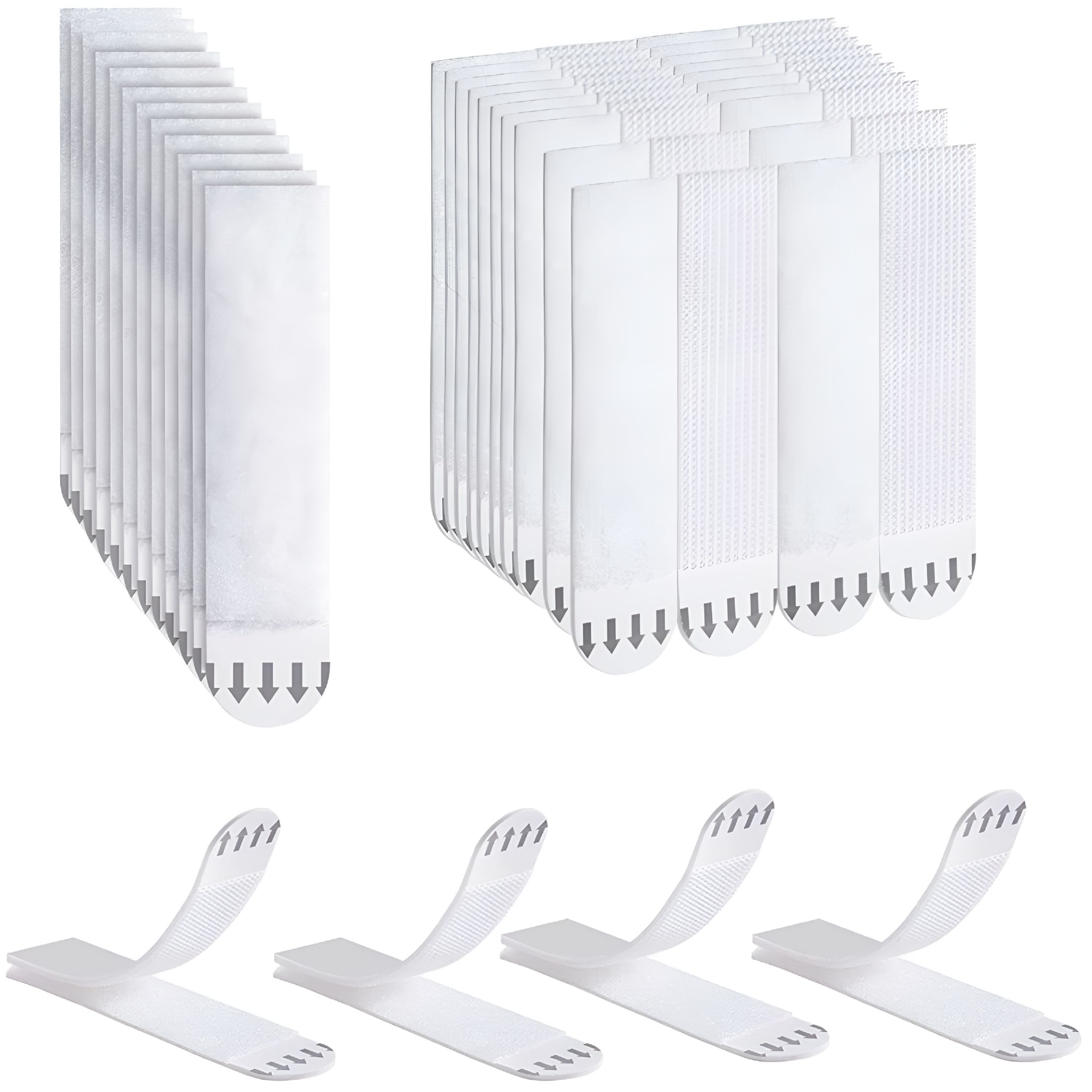 LAMIRO Picture Hanging Strips,36 Pairs (72 Strips) Picture Hanging Tabs ...