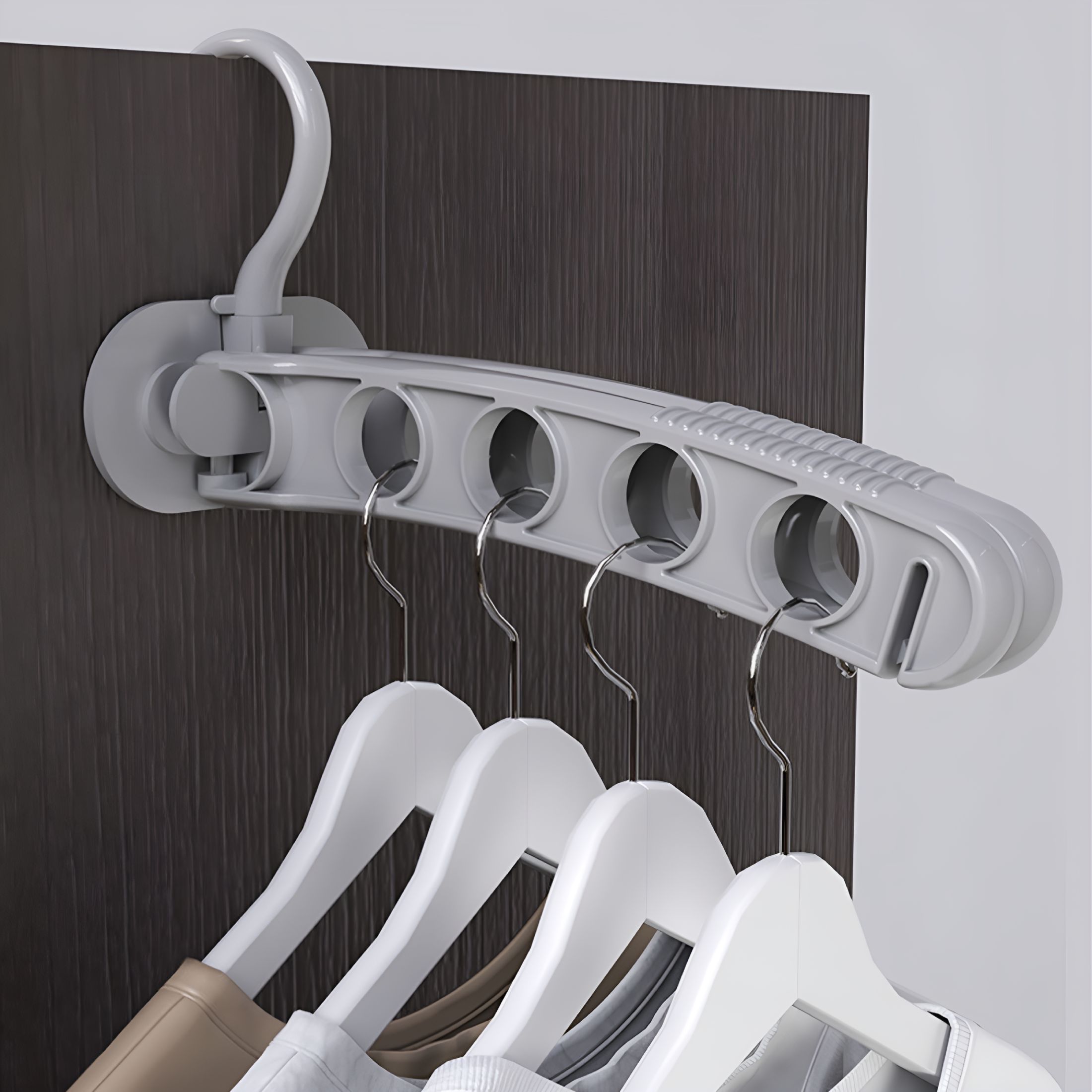 LAMIRO Plastic Clothes Hangers,Home Premium Wooden Hangers Durable ...