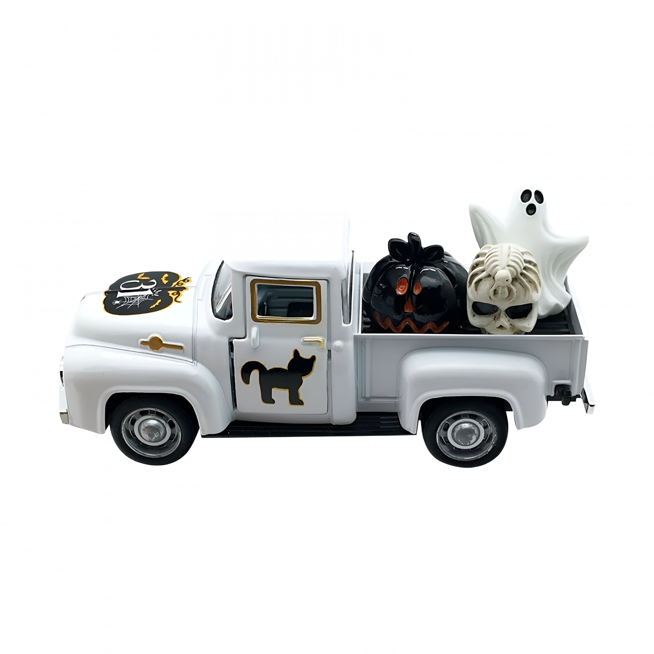 LAMIRO Spooktacular Vintage Truck Coffee Bar Decor-Halloween Mini Truck ...