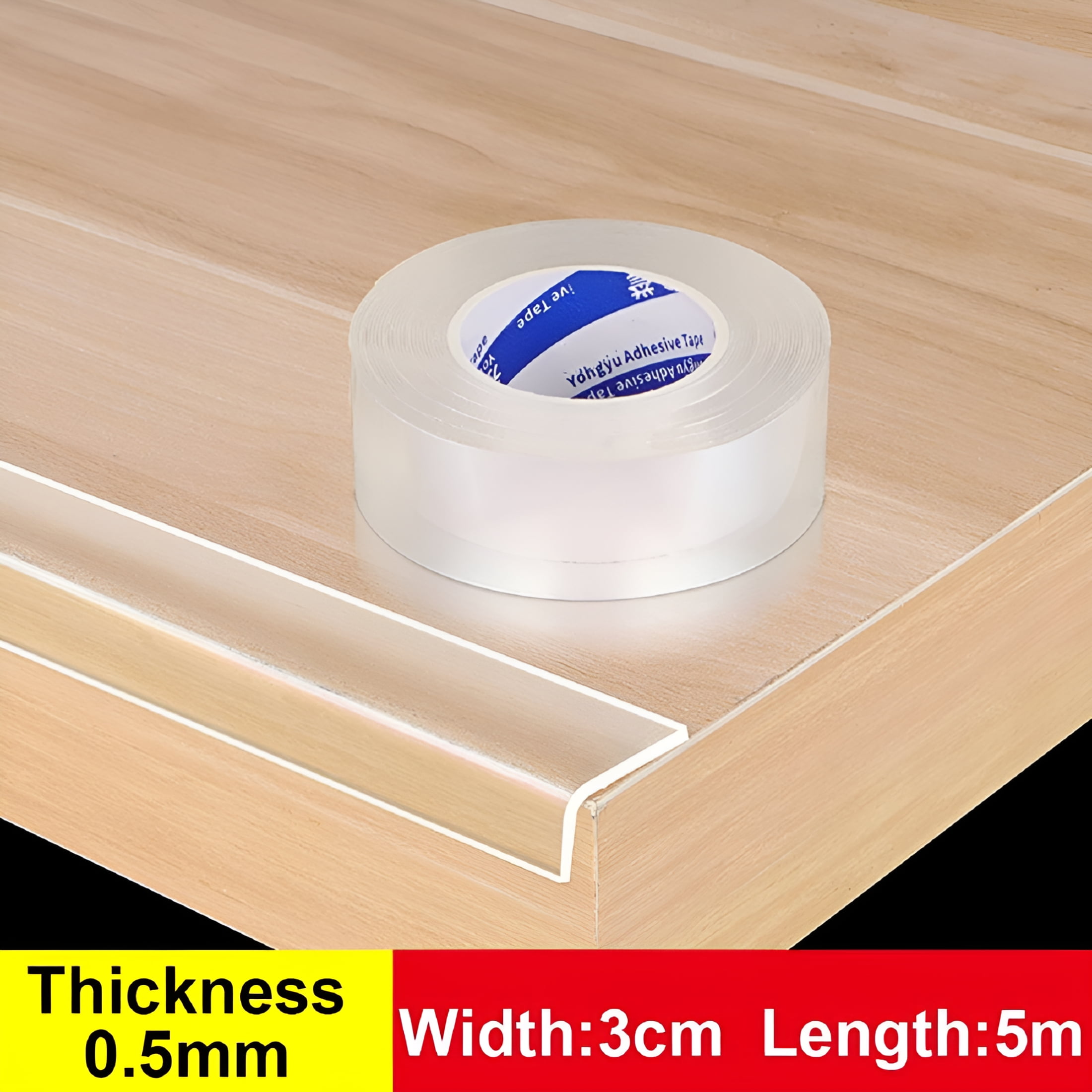 LAMIRO Thickened Self Adhesive Transparent Furniture Corner Bumper ...