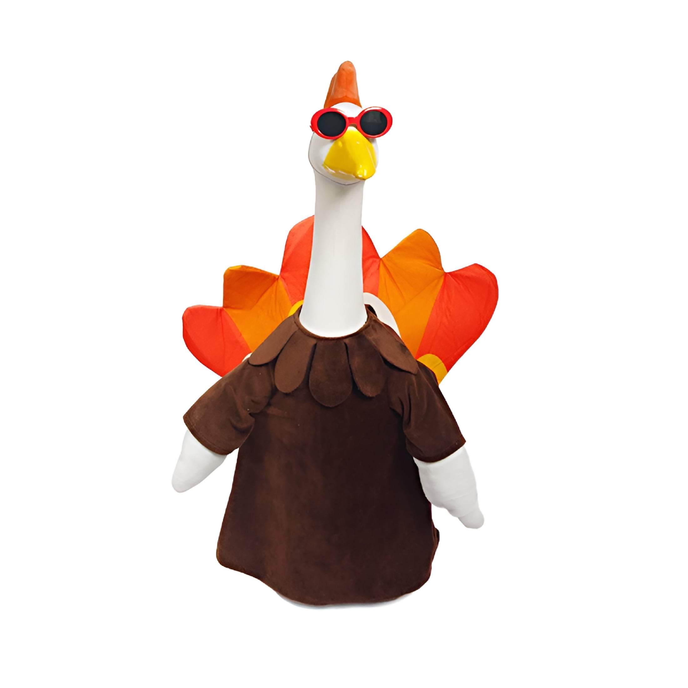 LAMIRO Turkey Goose Dress for Porch Decor Thanksgiving Outfit for Porch ...