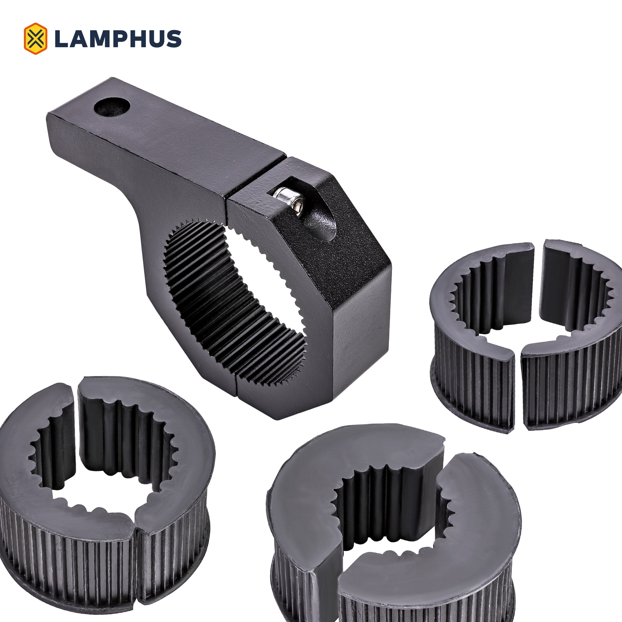 LAMPHUS Cruizer LED Off-Road Light Horizontal Bar Clamp Mounting Kit 1 ...